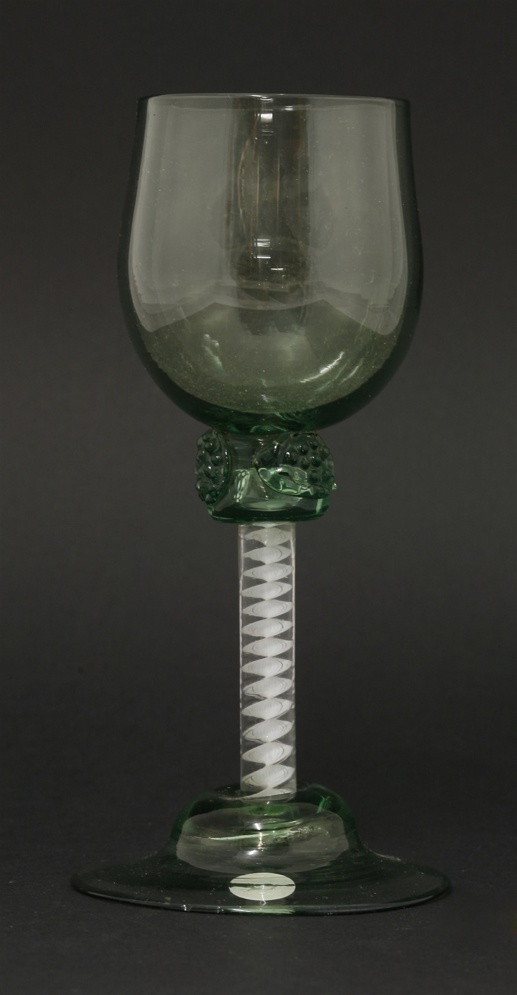 Lot 57 A Green Tinted Export Wine Glass
