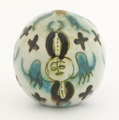 Lot 57 - A rare Iznik Rat Ball