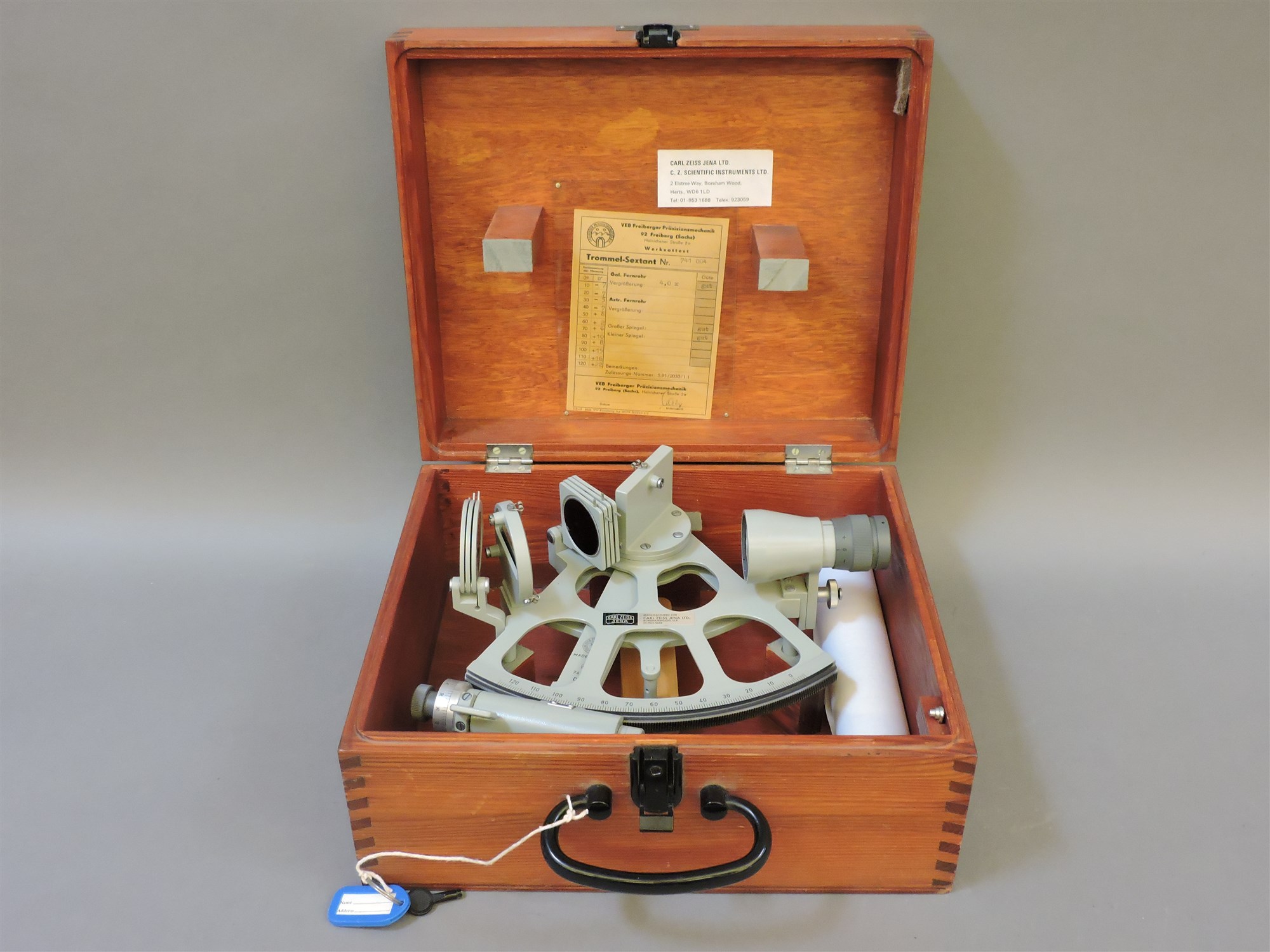 Lot 251 A Naval Carl Zeiss Jena Sextant