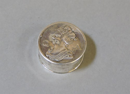 Lot 1152 - A Queen Anne silver counter box