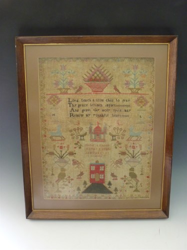 Lot 351 - A Victorian sampler