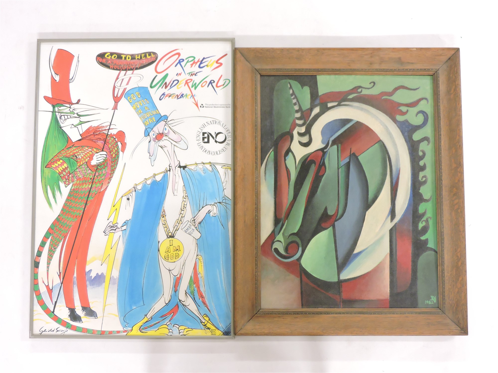 Lot 377 - Gerald Scarfe 'ORPHEUS IN THE UNDERWORLD'
