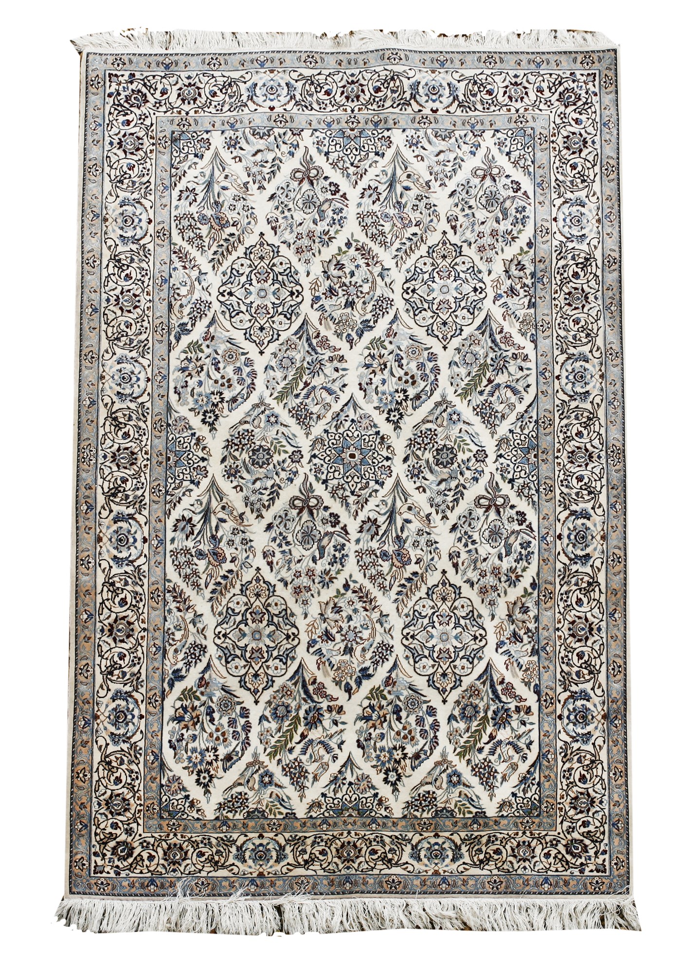 Lot 476 - A Persian cream rug