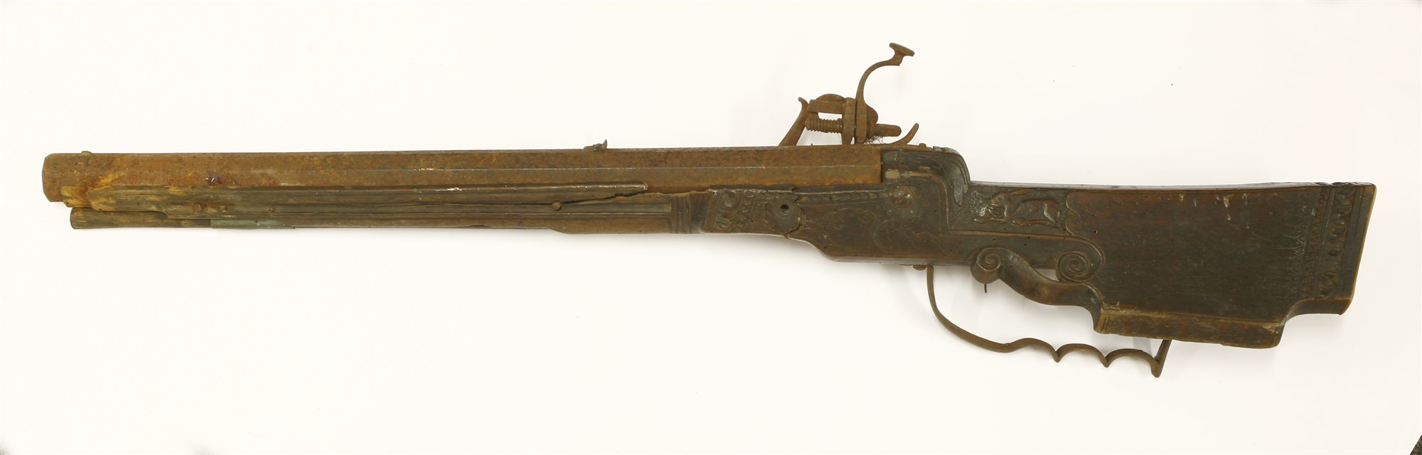 Lot 113 - A German wheel lock