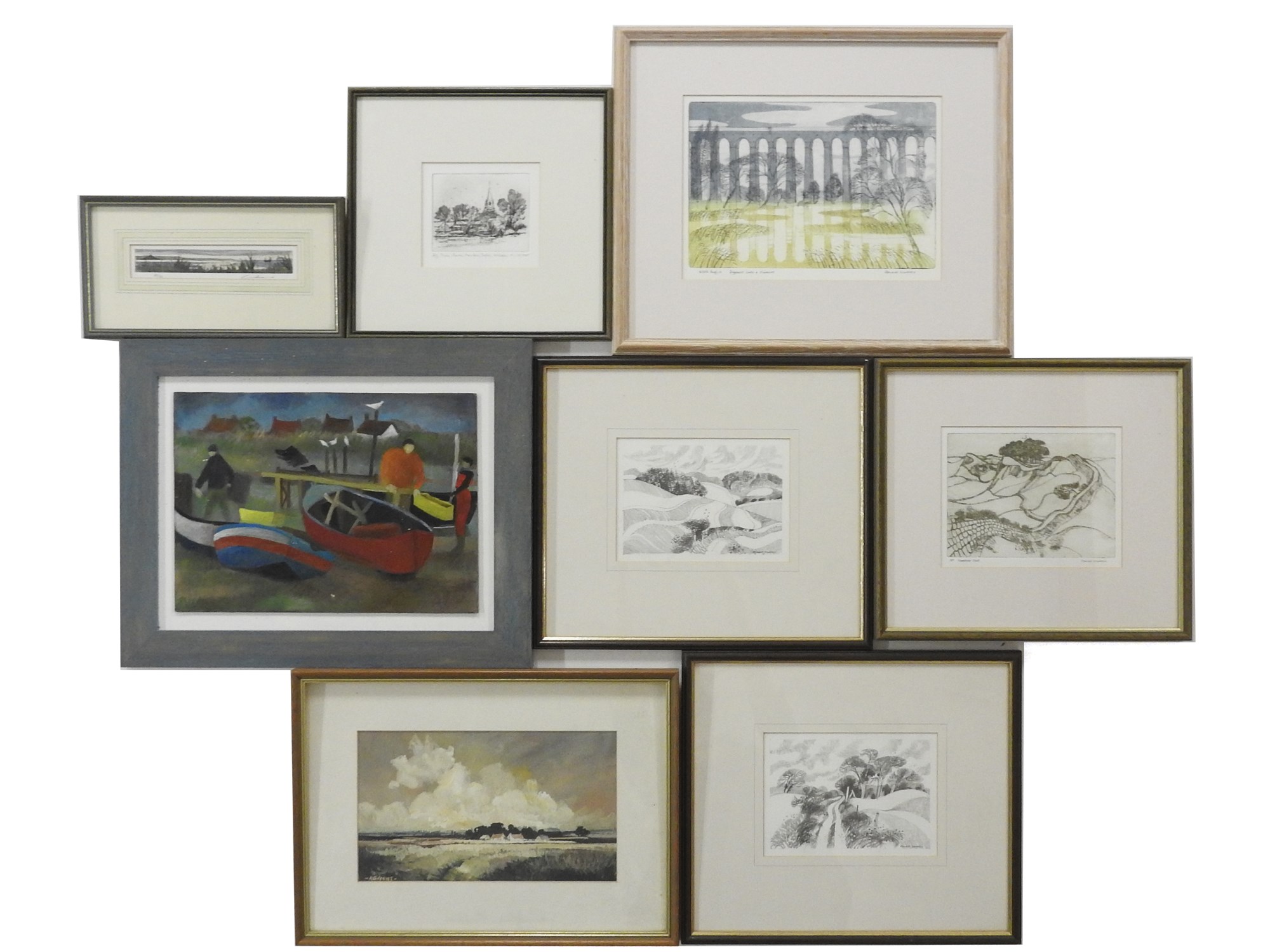 Lot 513 - Ronald Maddox (b.1930) DIGSWELL LAKE AND