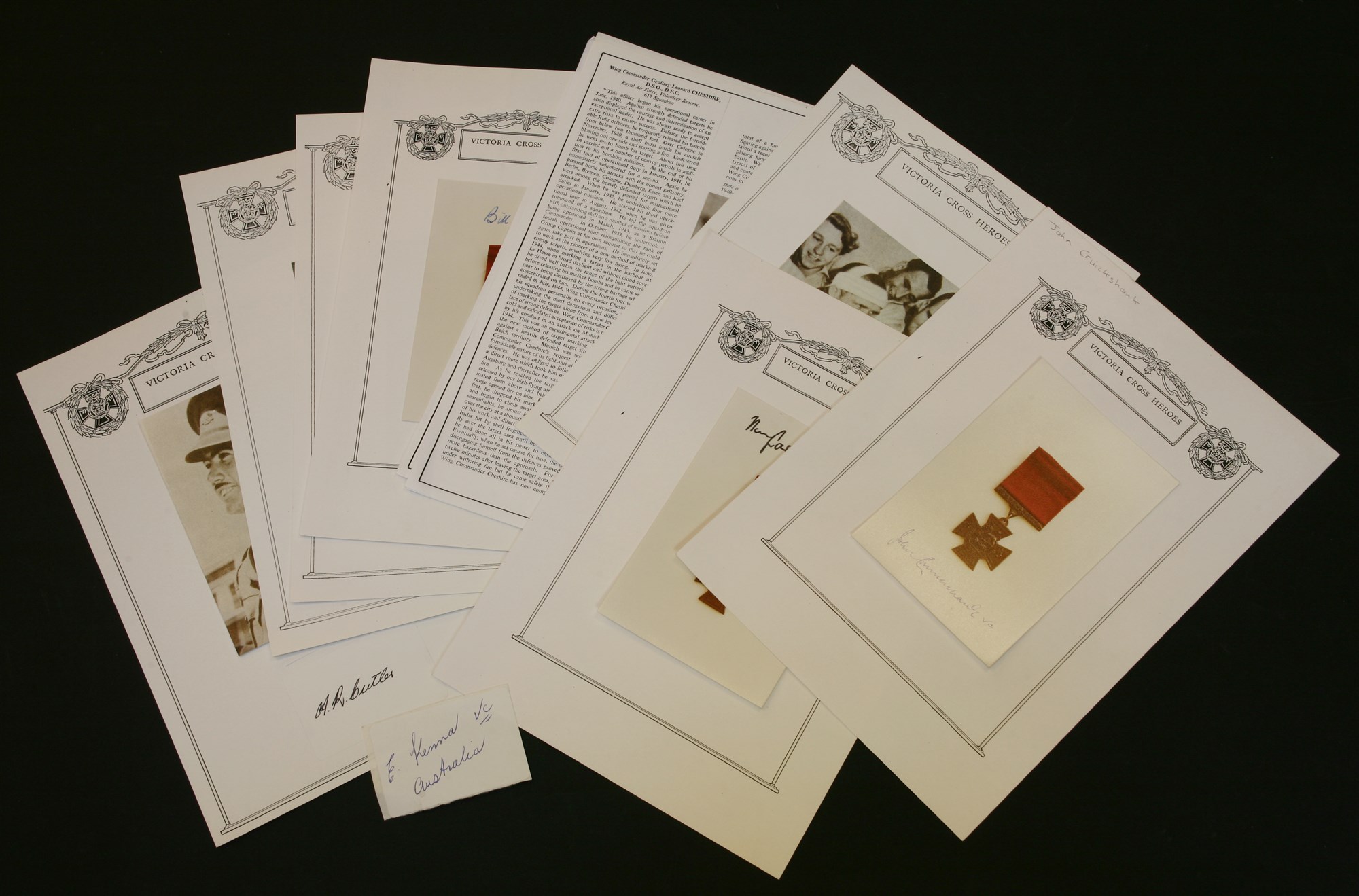 Lot 193 - A Collection of Victoria Cross recipient