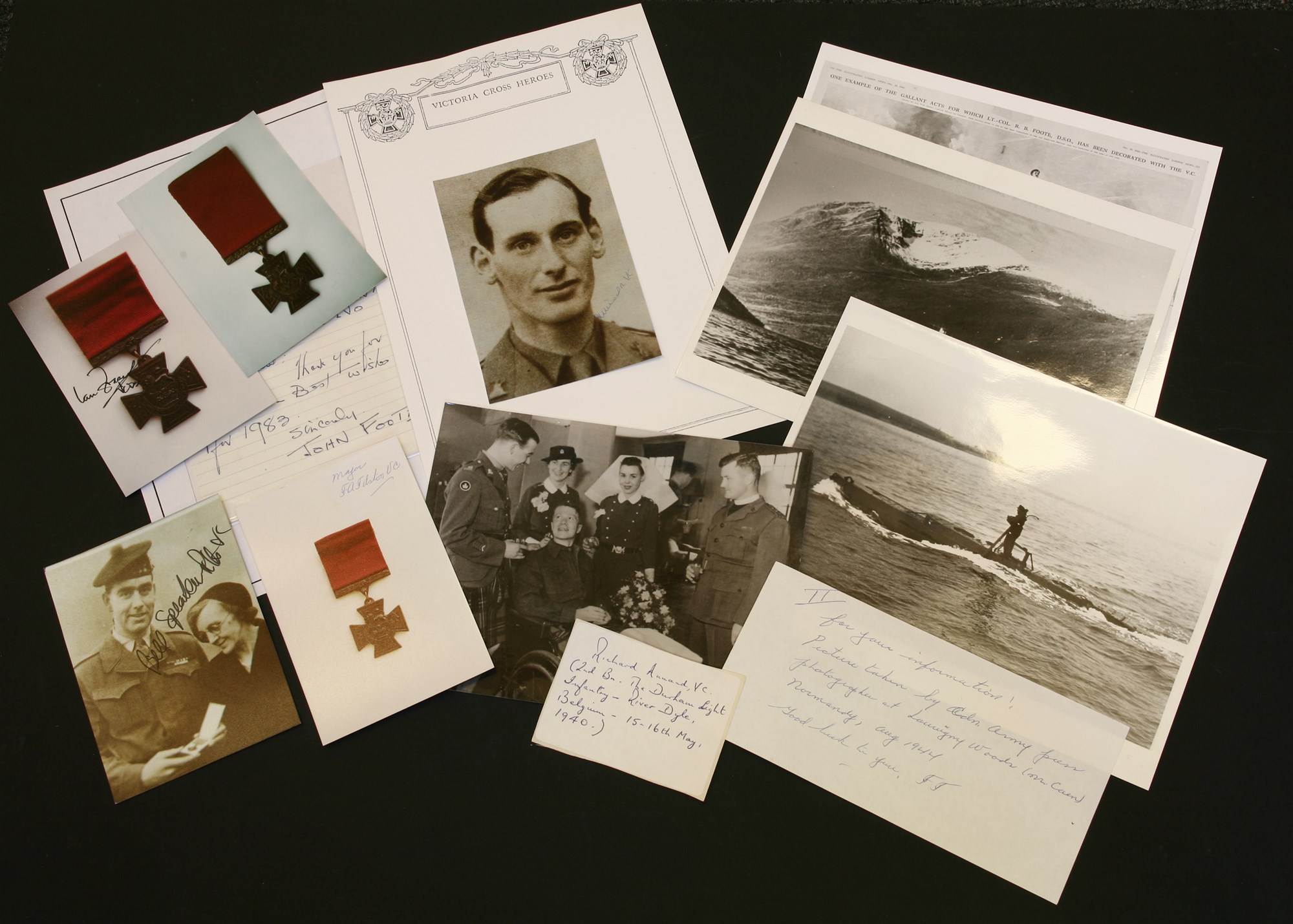 Lot 193 - A Collection of Victoria Cross recipient
