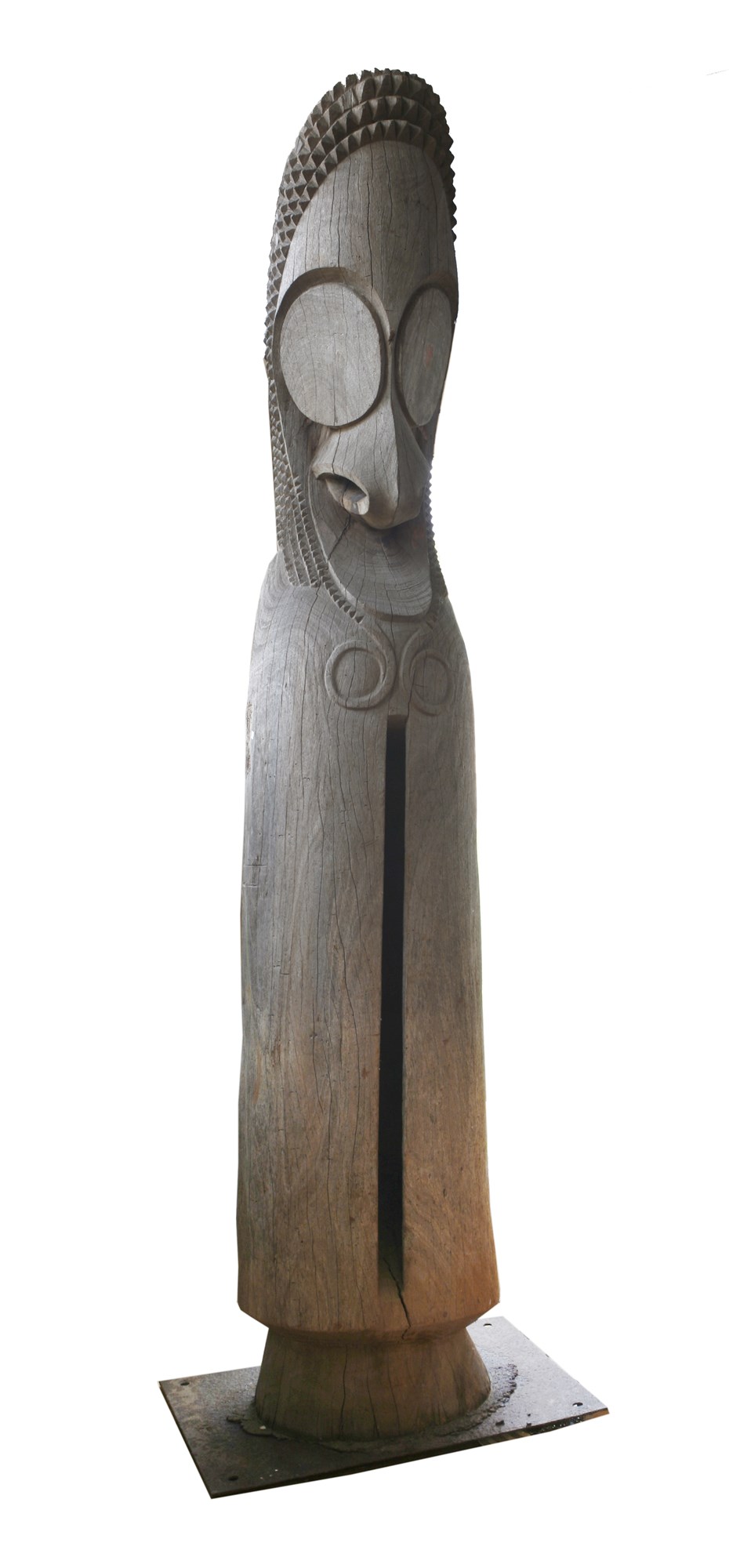 Lot 204 - A monumental ni-Vanuatu slit drum