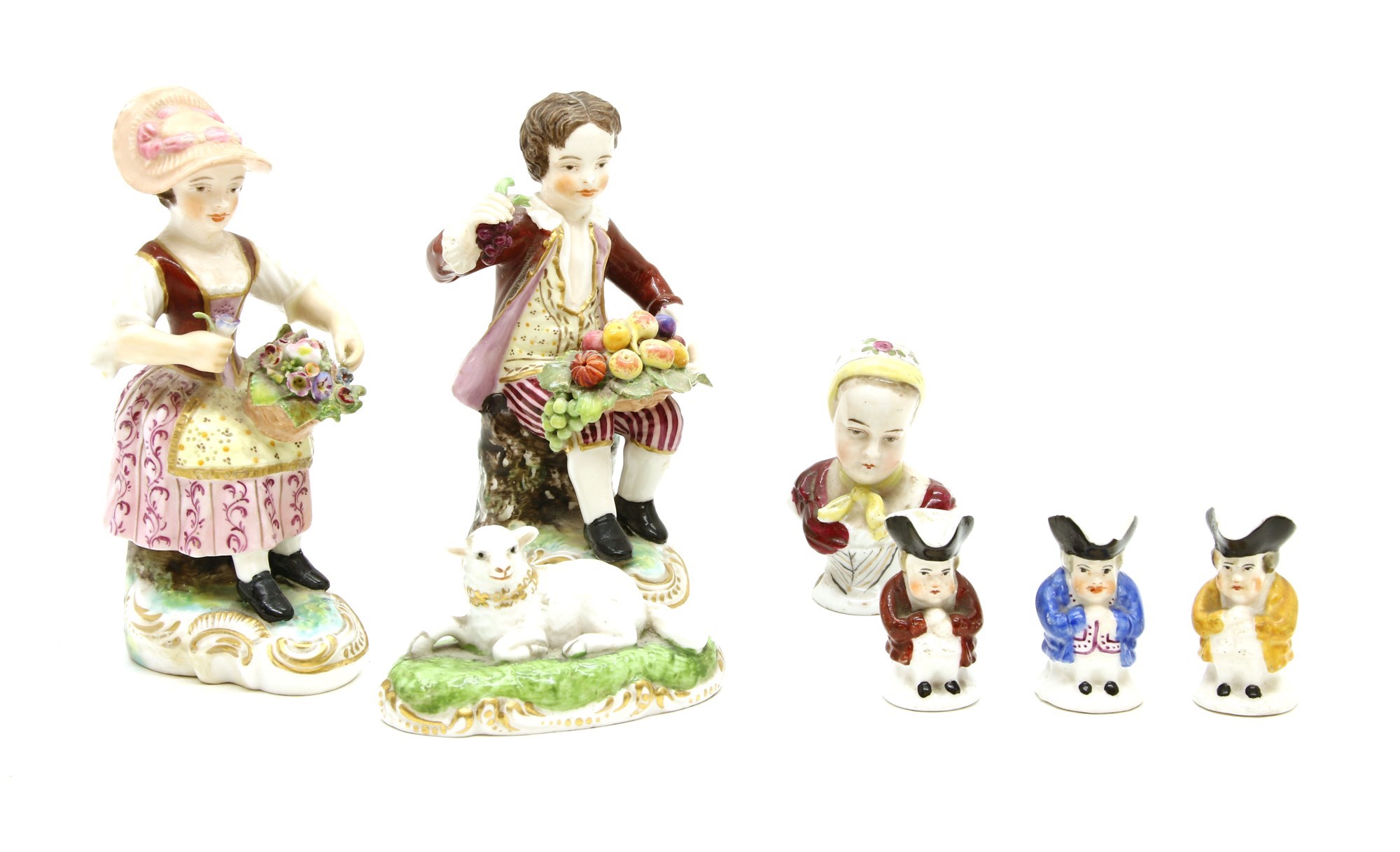 Lot 199 - A collection of porcelain figures