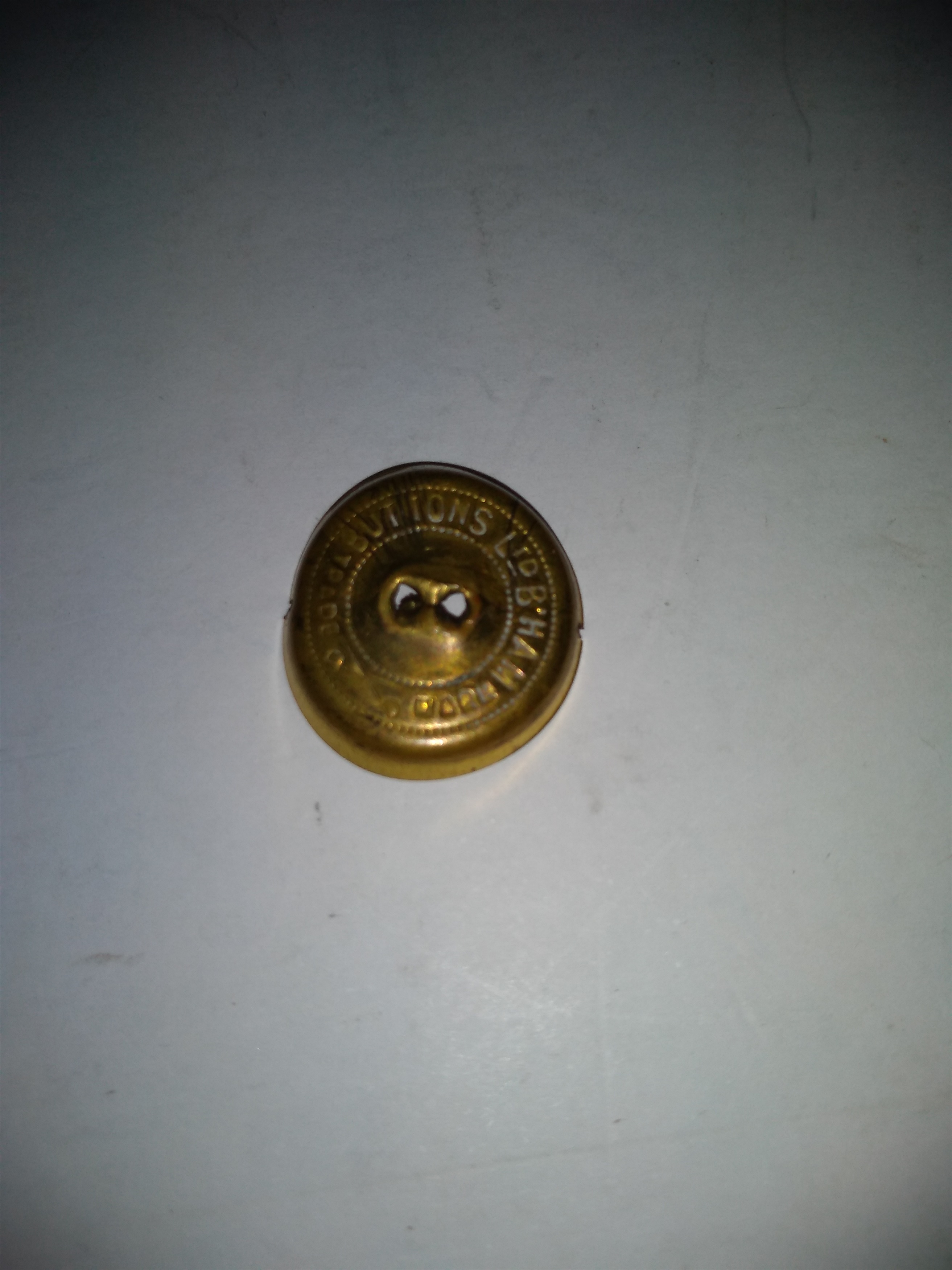 Lot 168 - Two military POW Escape buttons and an RAF