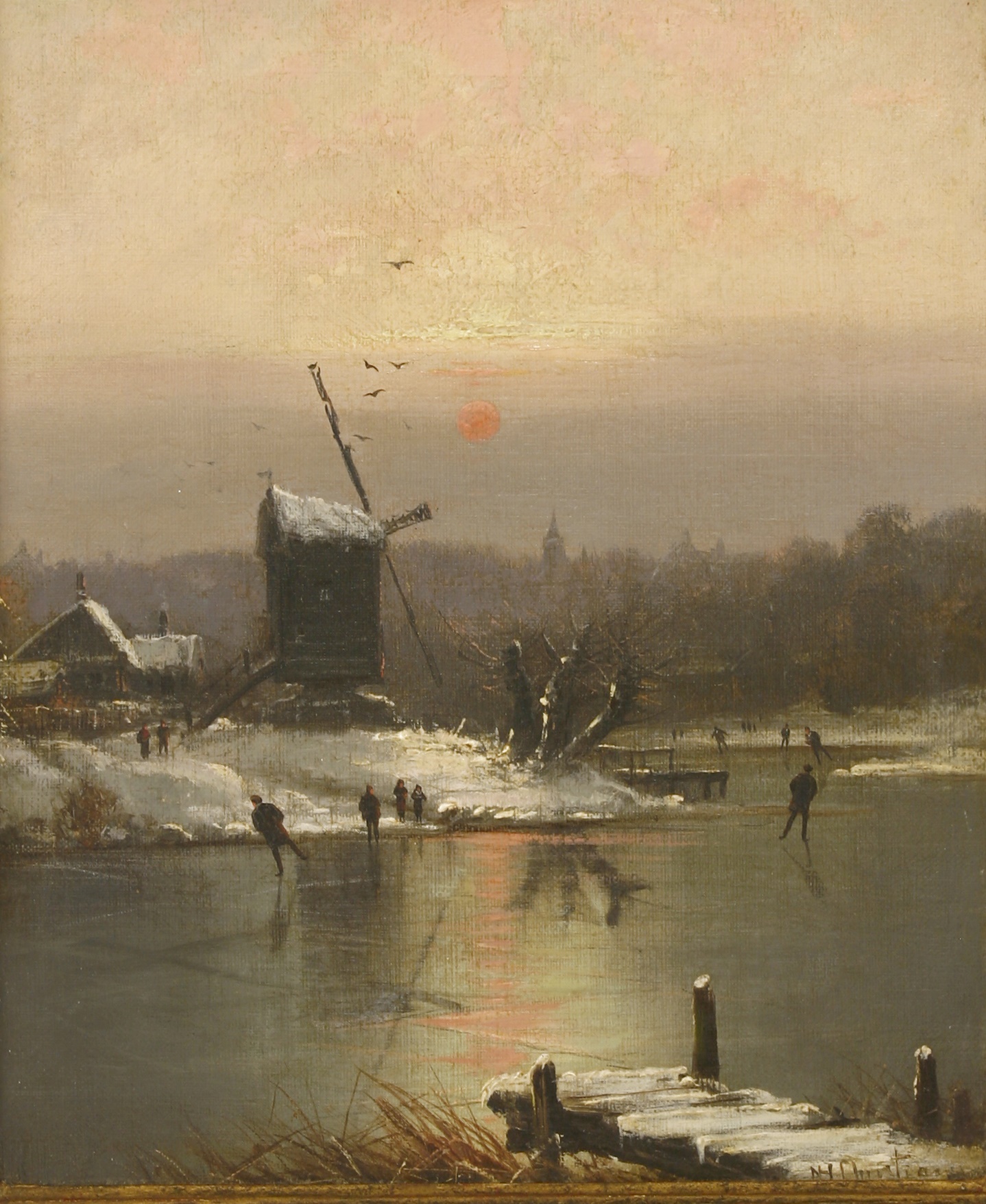 Lot 414 - Nils Hans Christiansen (Danish, 1850-1922)