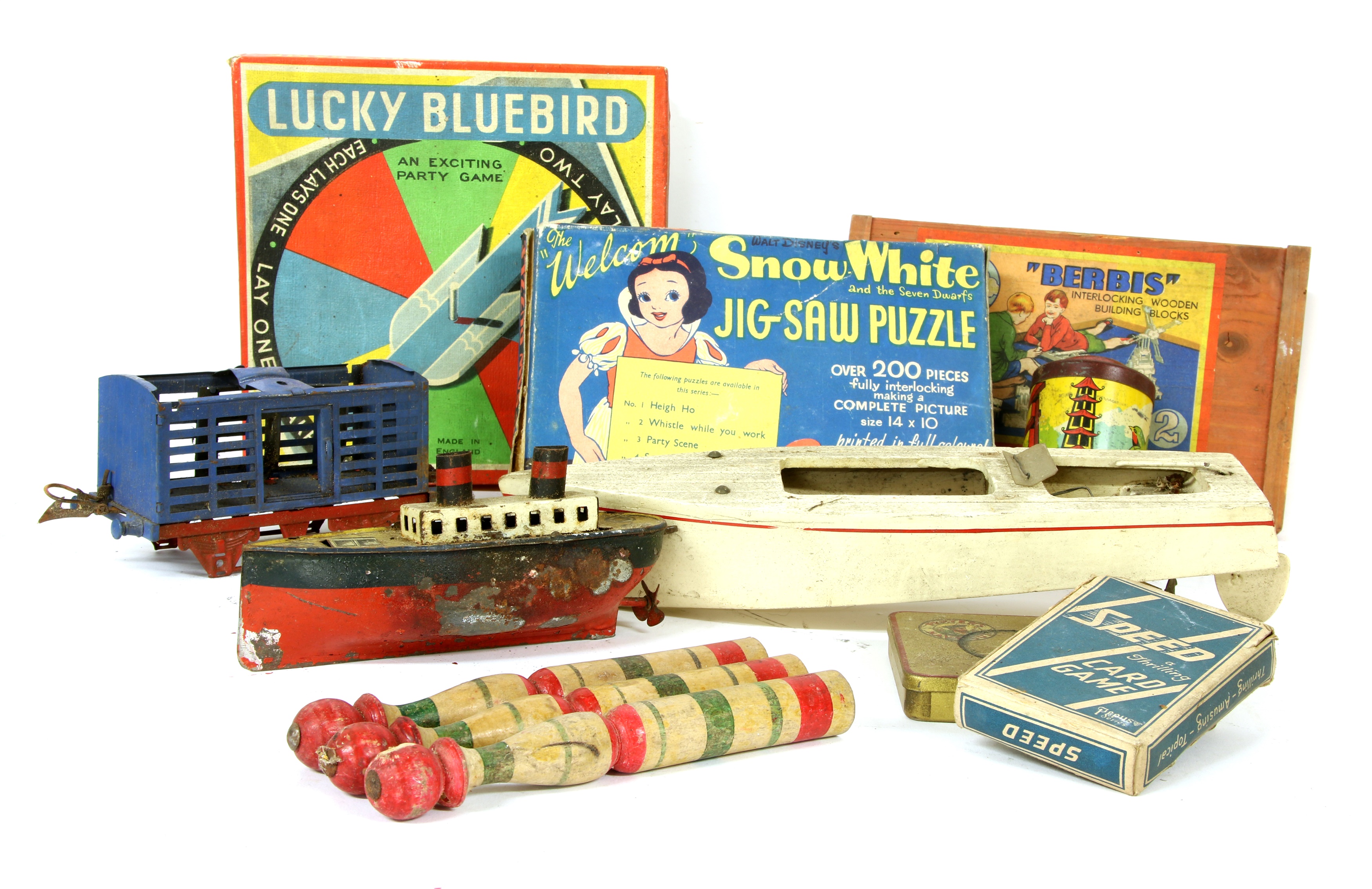 Lot 217 - A collection of 1930s and later toys,