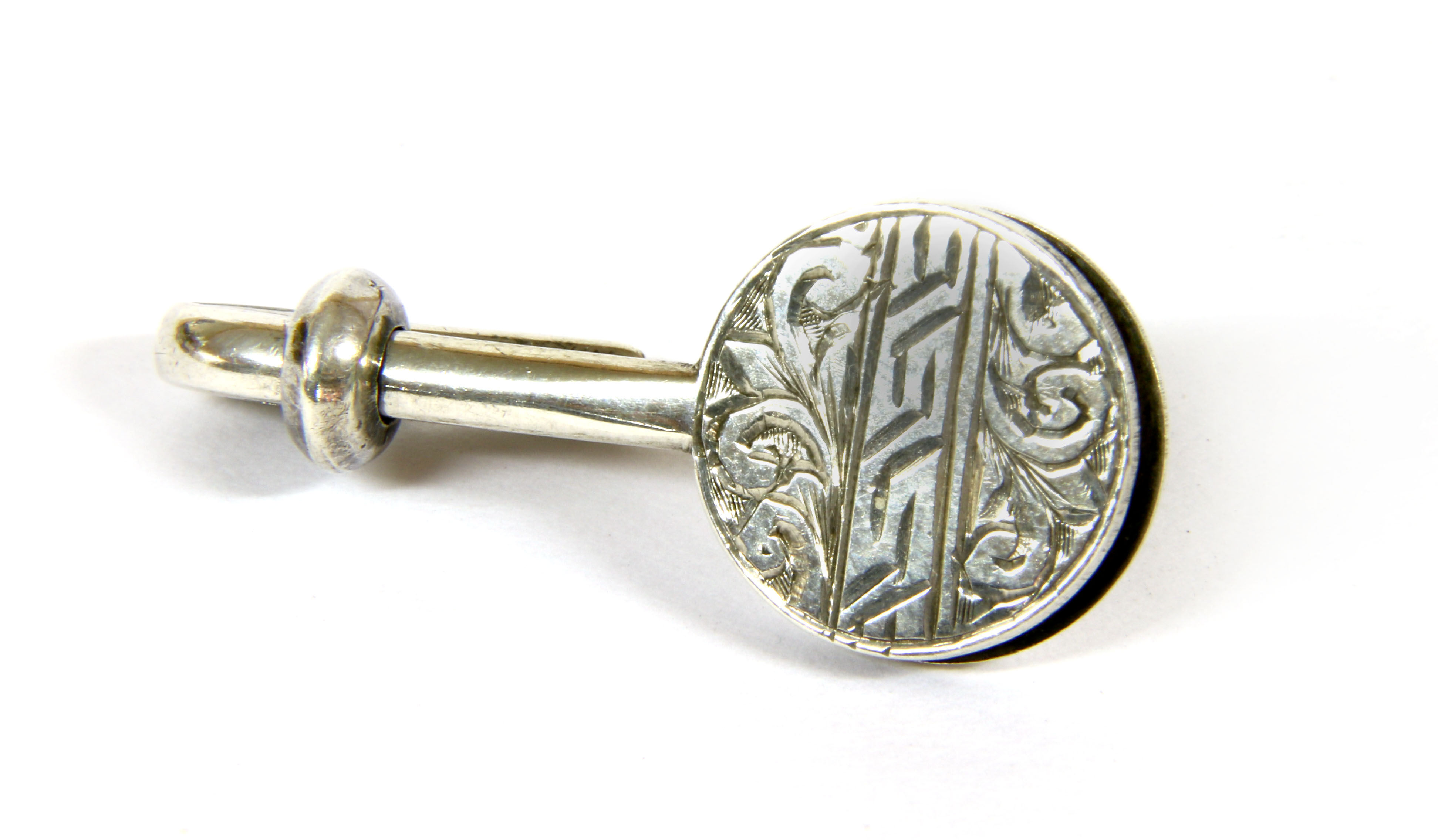 Lot 9 - Two gold Springbok stick pins,