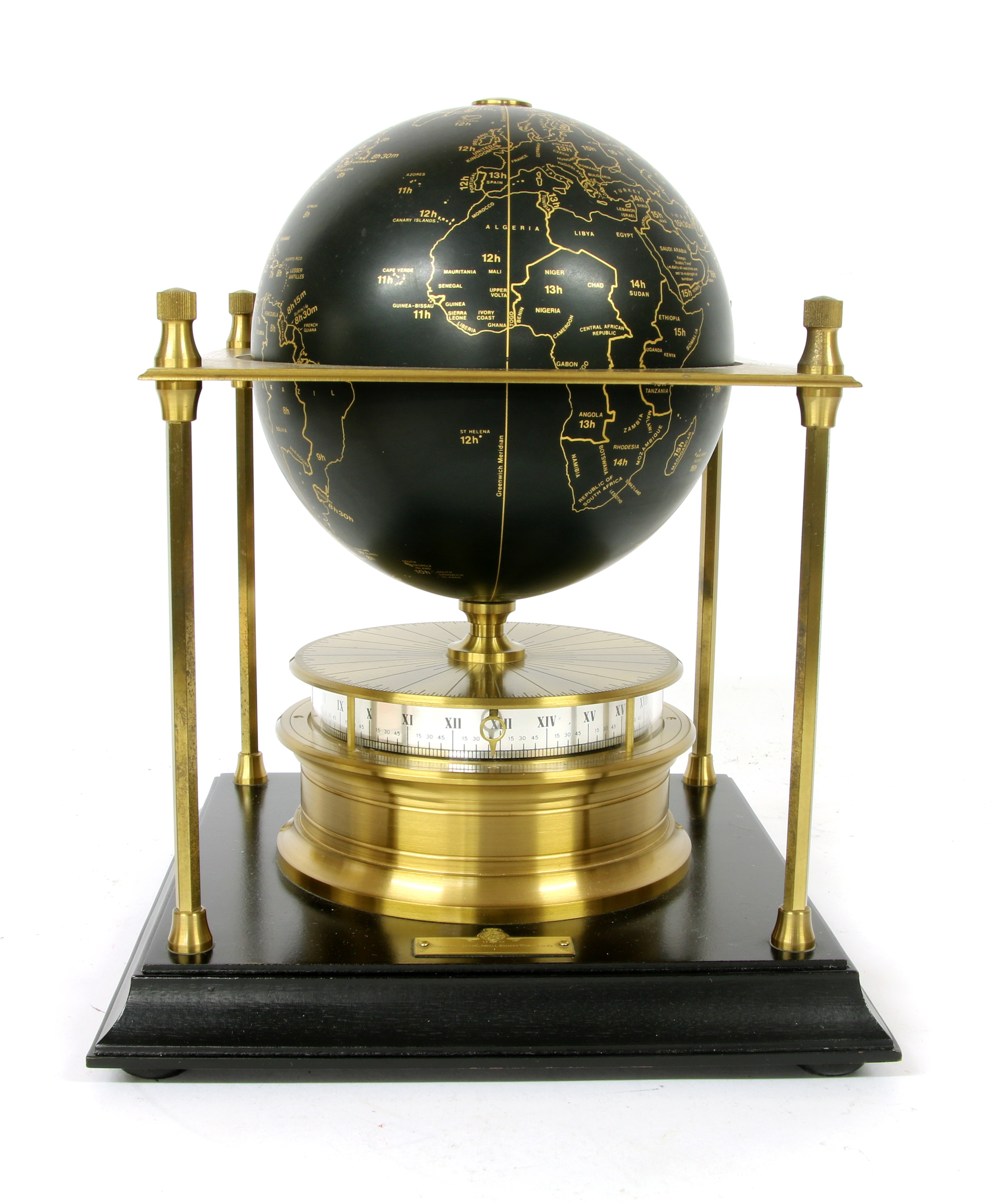 Lot 234 - The Royal Geographical Society World Clock,