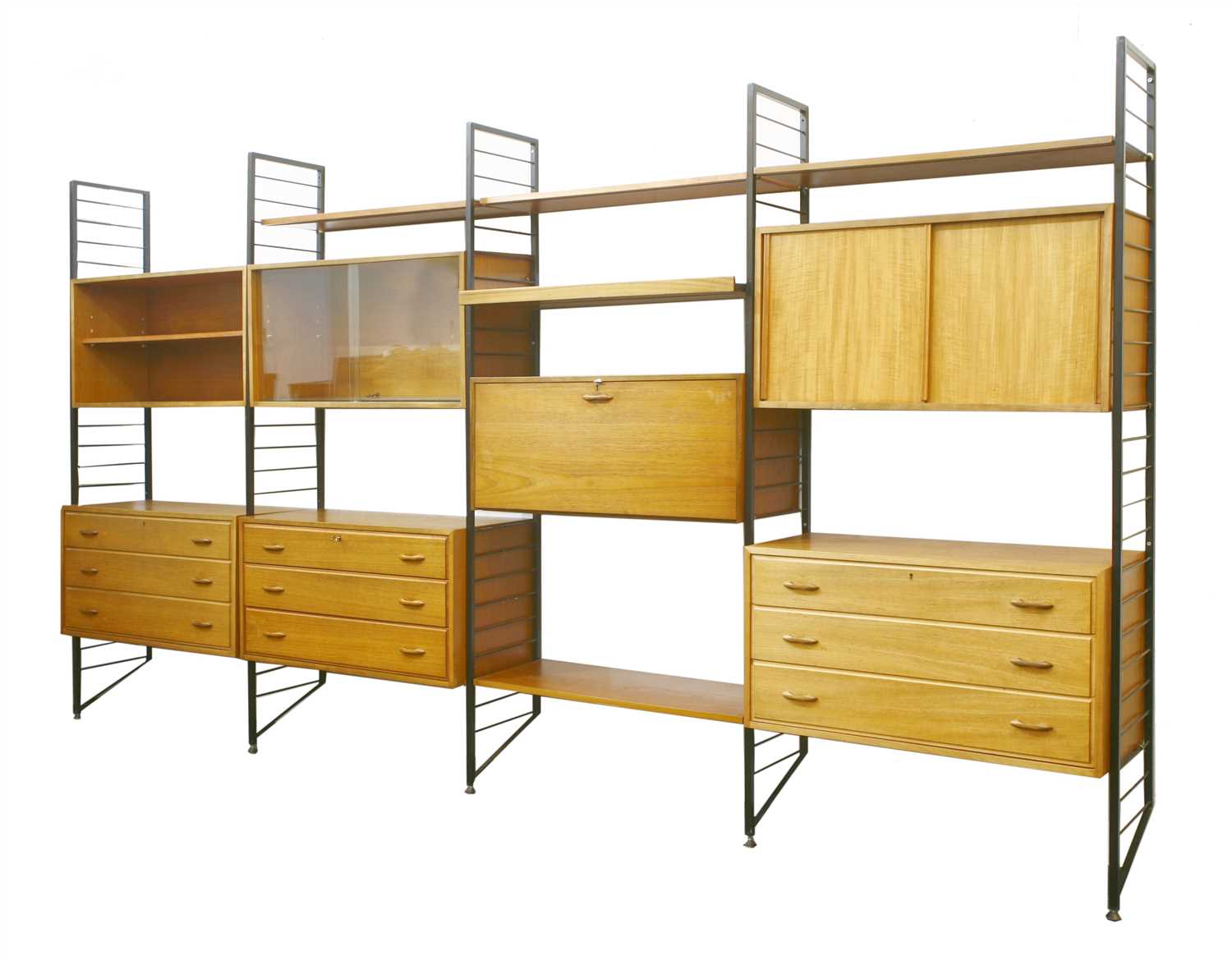 Lot 389 - A Ladderax wall unit,
