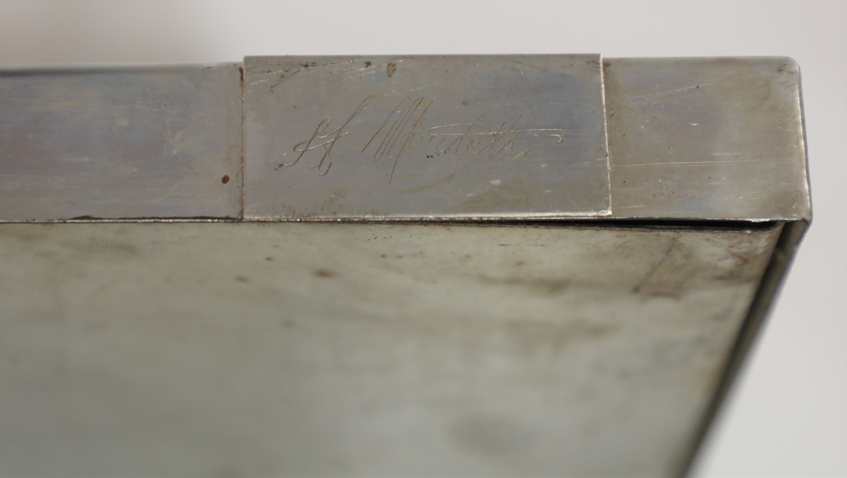 Lot 706 - A modern aluminium wall hanging,