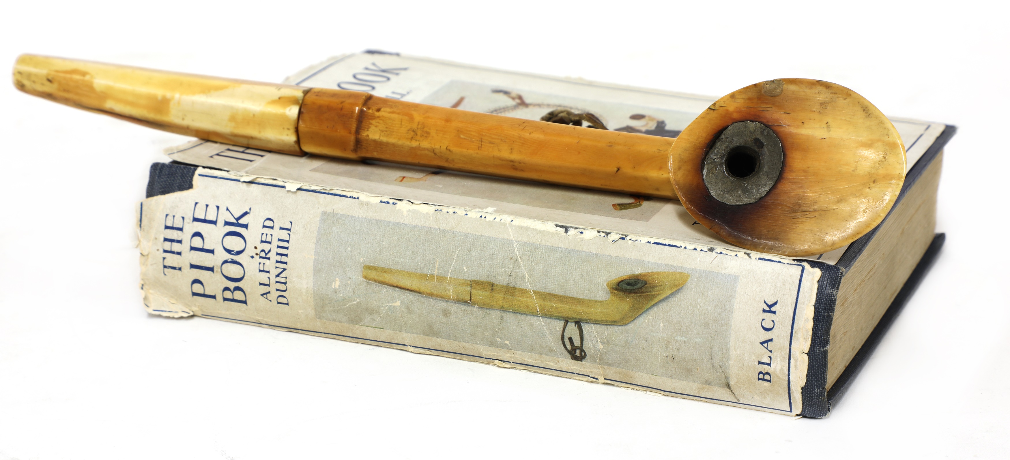 Lot 179 - A rare mammoth ivory pipe,