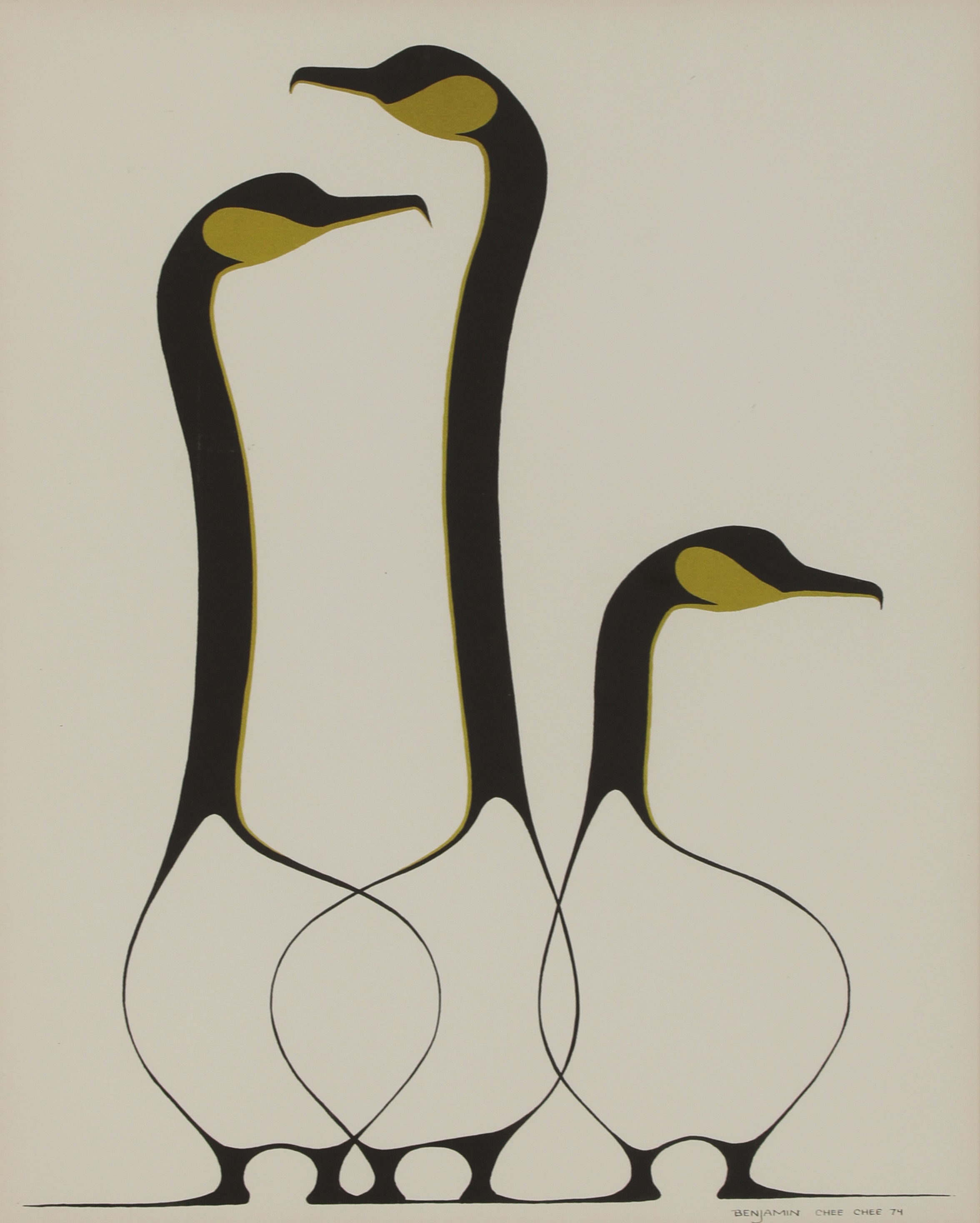 Lot 186 - Benjamin Chee Chee (Canadian 1944-1977)