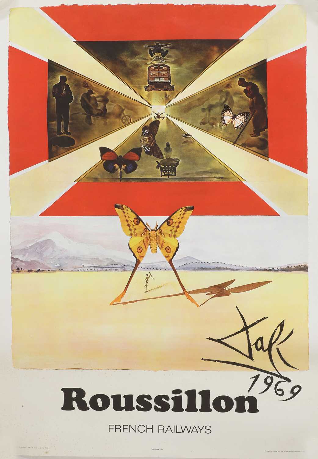 Lot 180 - A set of six French railway posters