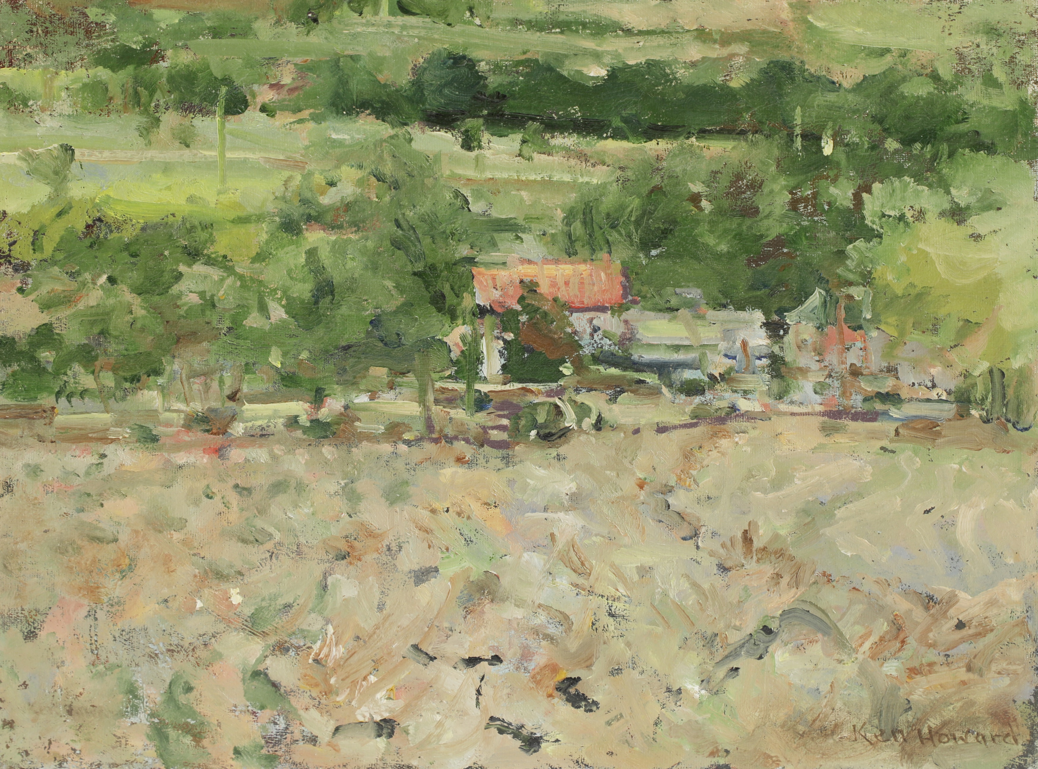 Lot 67 - Ken Howard RA (b.1932)