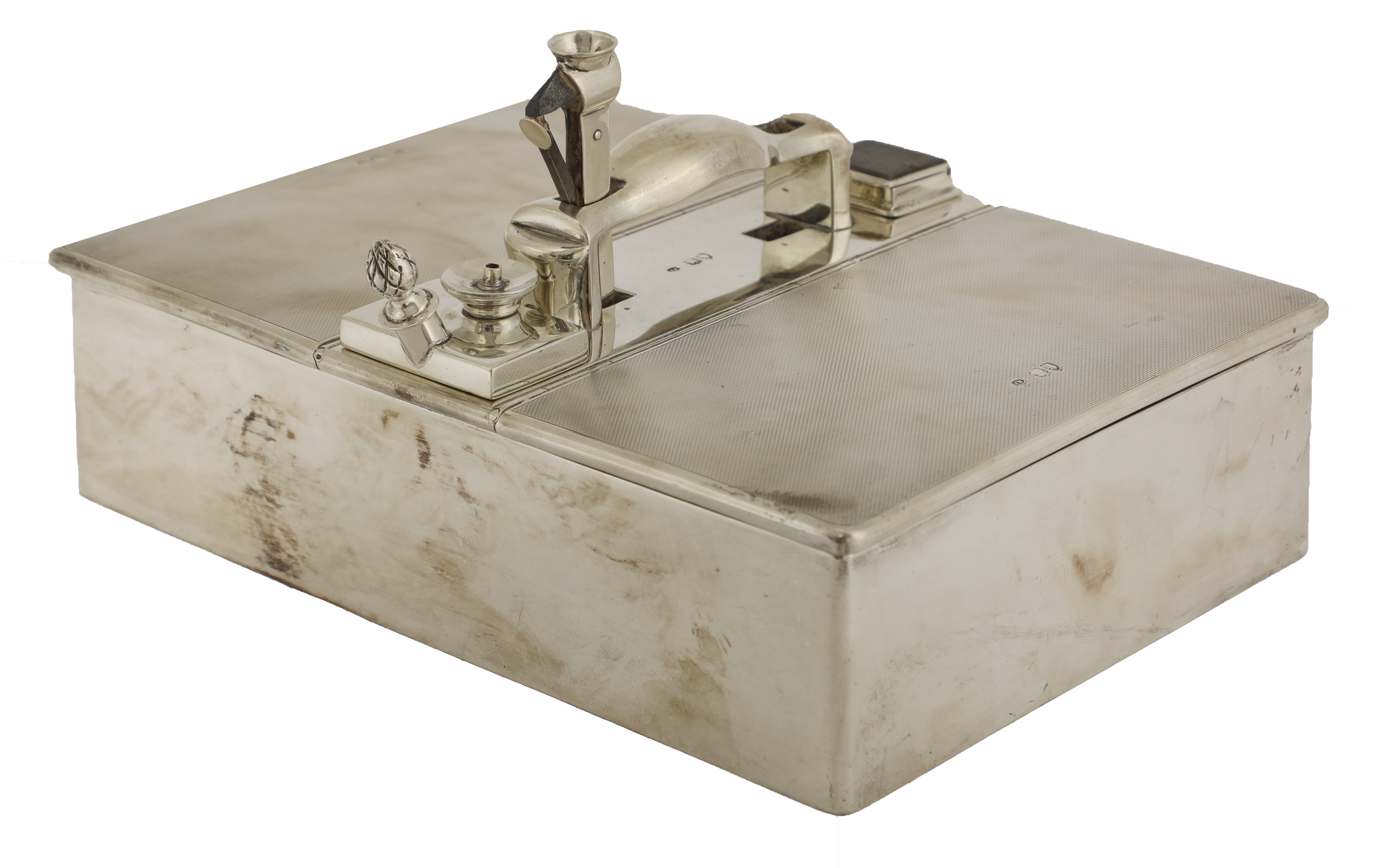 Lot 73 - A Victorian silver cigar box,