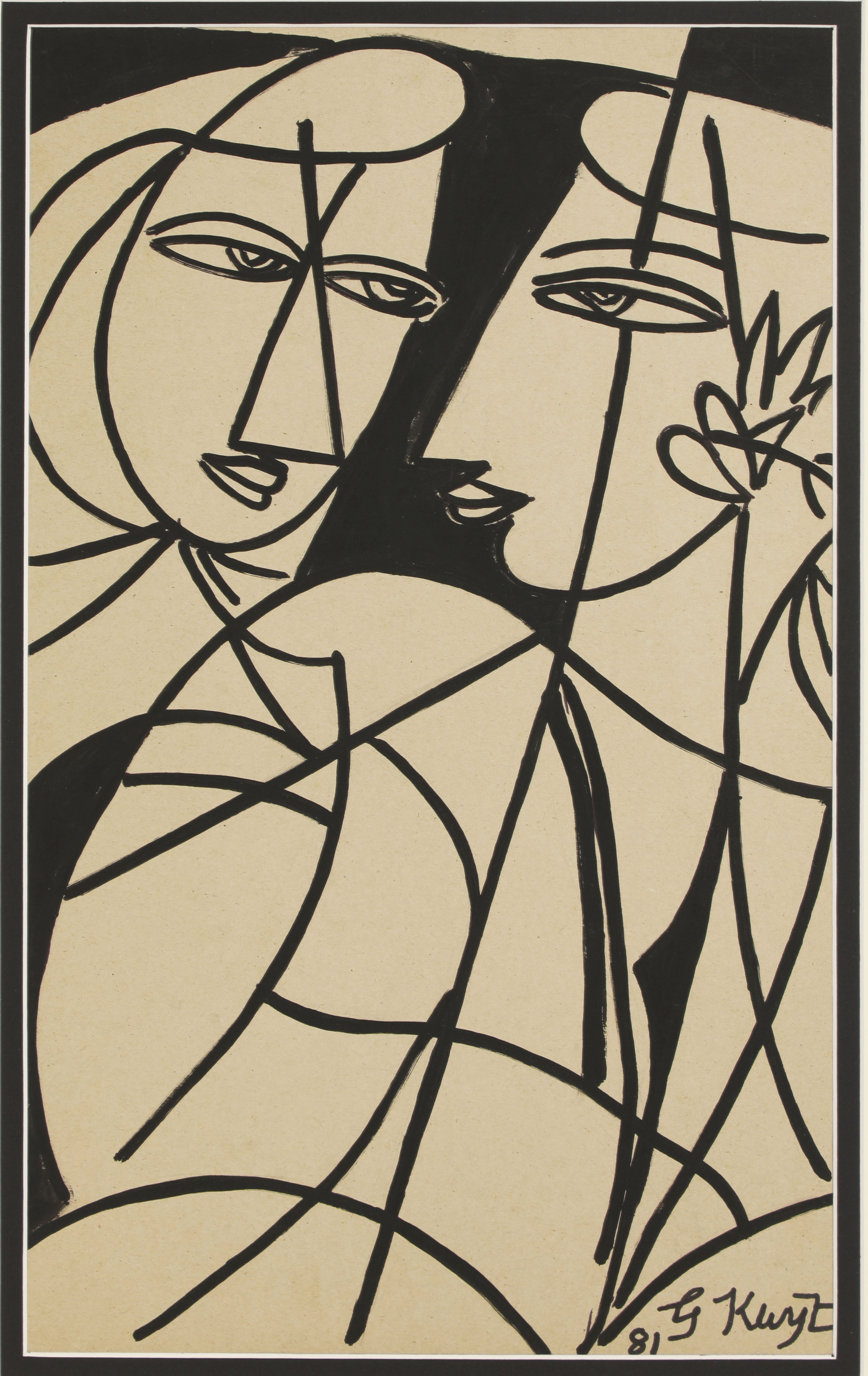 Lot 134 - George Keyt (Sri Lankan, 1901-1993)