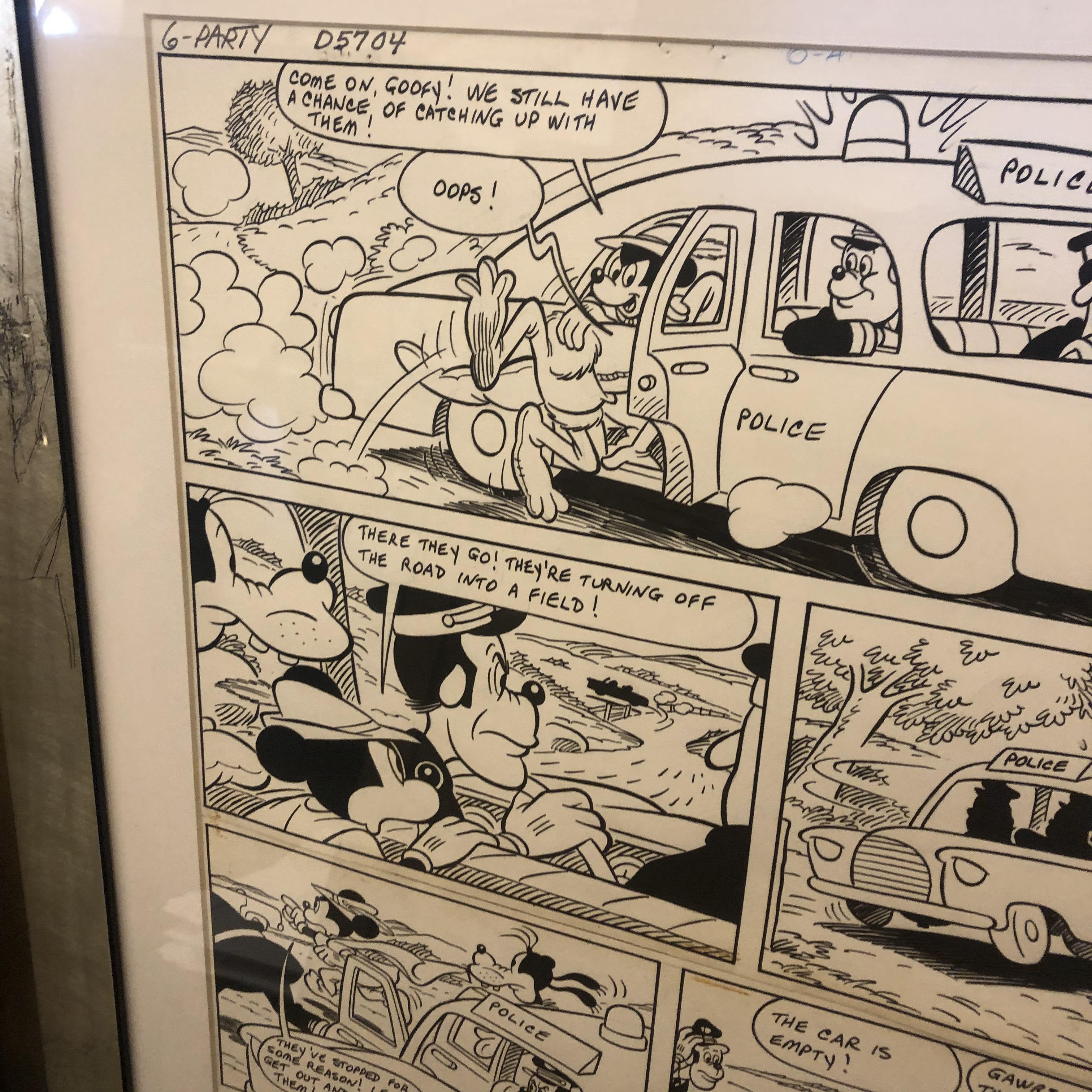 Lot 204 - Seven Walt Disney storyboards,