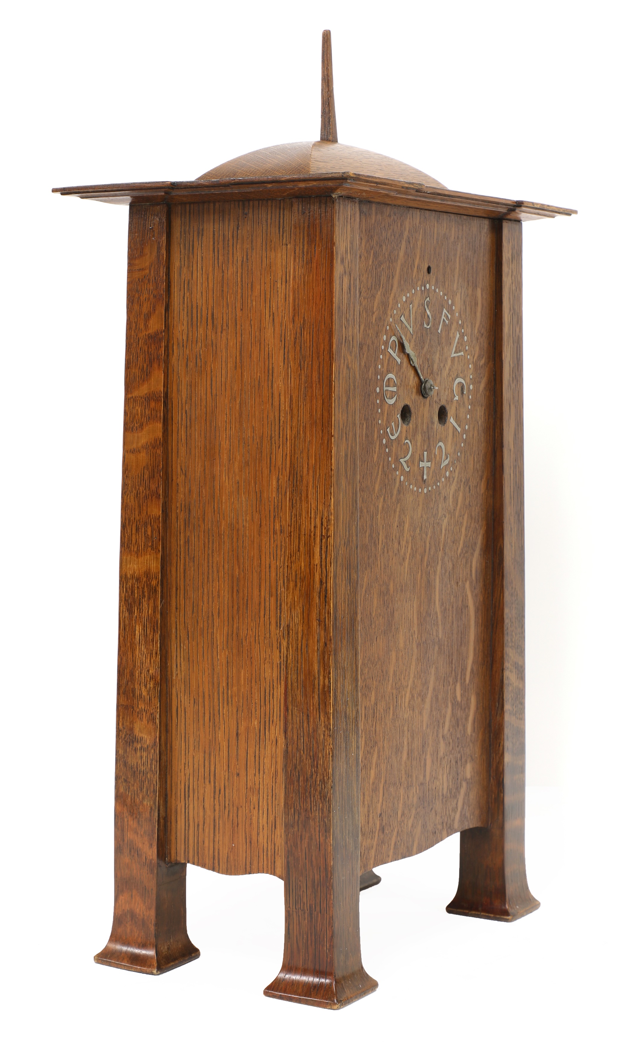 Lot 198 - A rare Arts and Crafts oak architectural