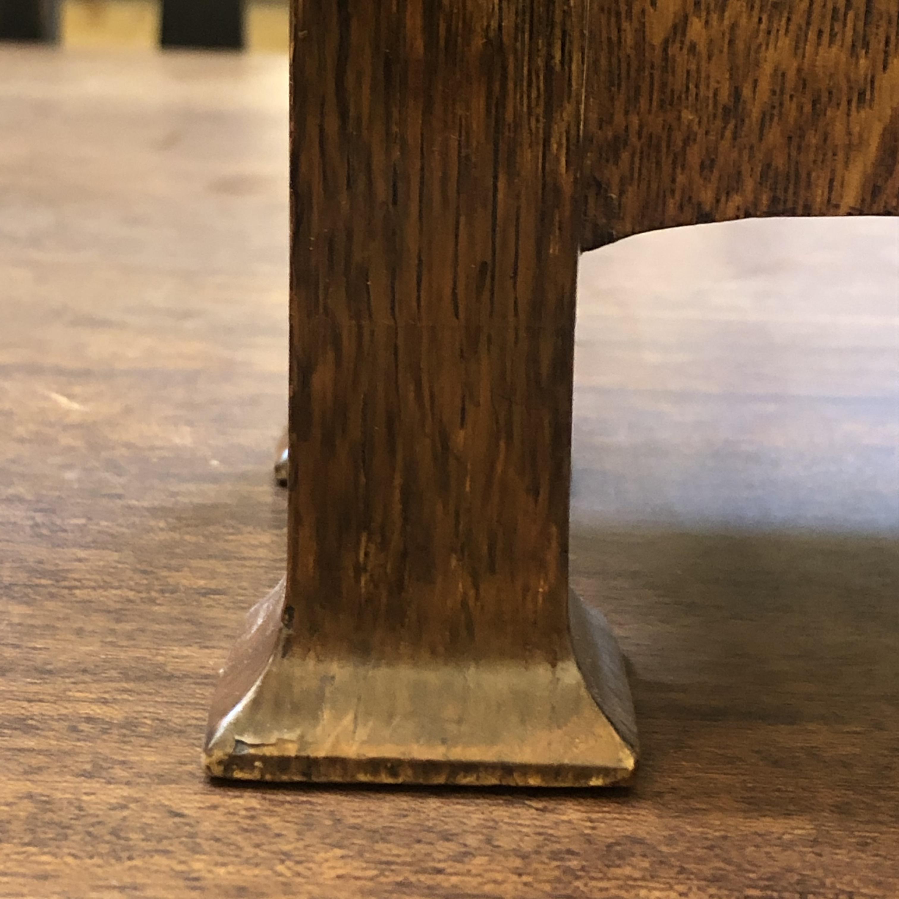 Lot 198 - A rare Arts and Crafts oak architectural