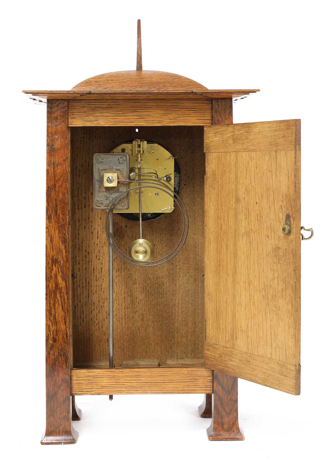 Lot 198 - A rare Arts and Crafts oak architectural