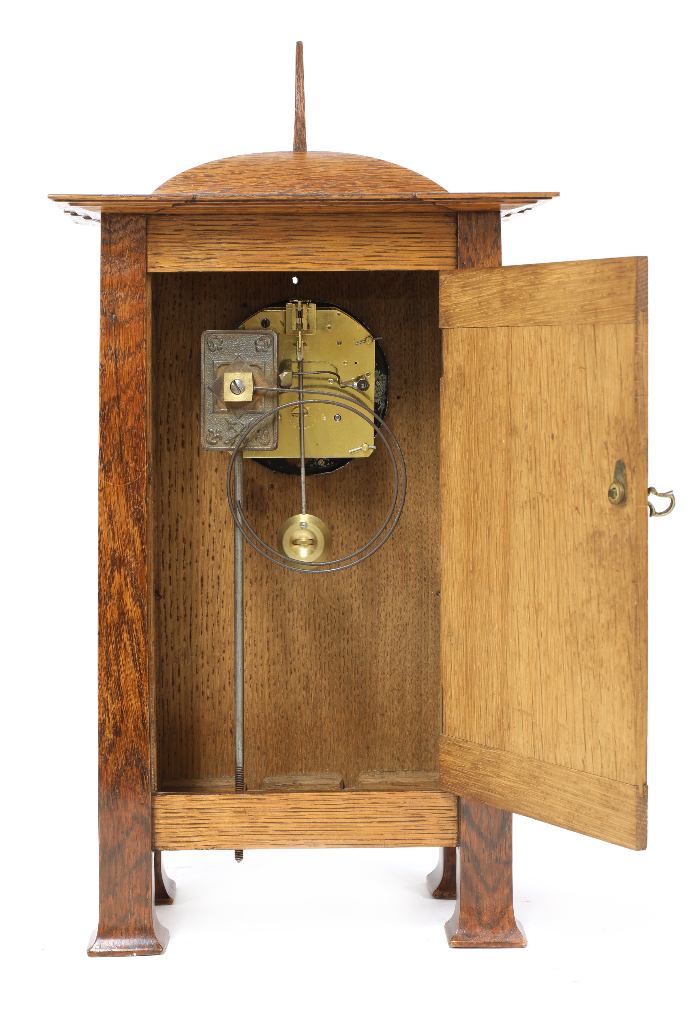 Lot 198 - A rare Arts and Crafts oak architectural