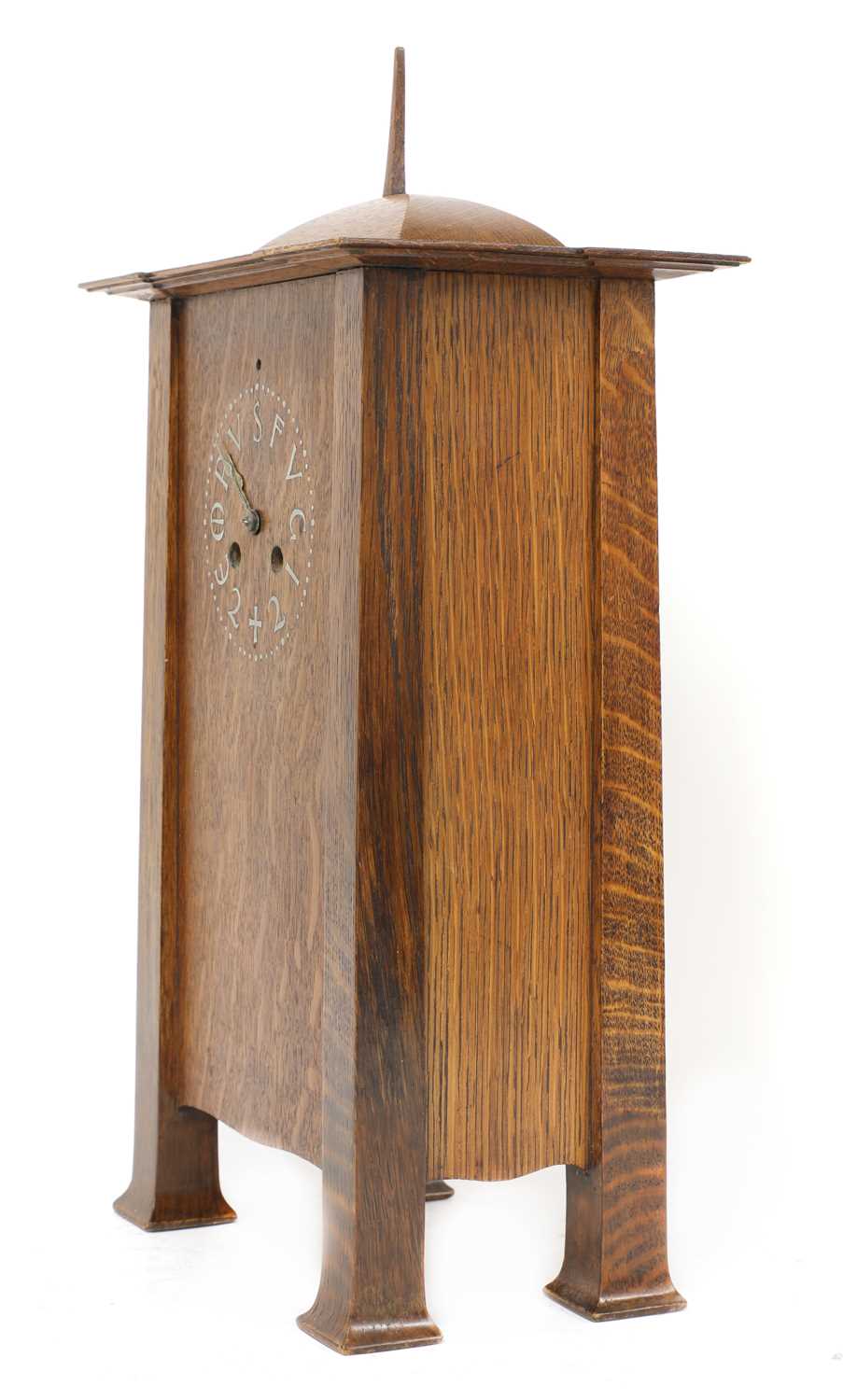 Lot 198 - A rare Arts and Crafts oak architectural