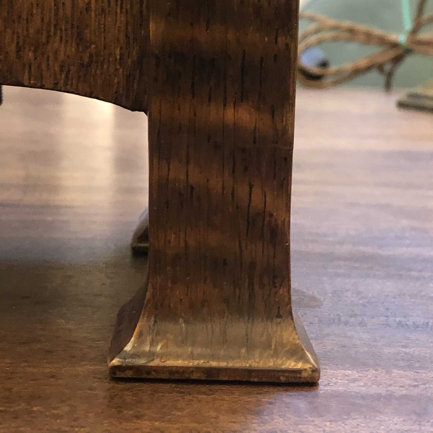 Lot 198 - A rare Arts and Crafts oak architectural