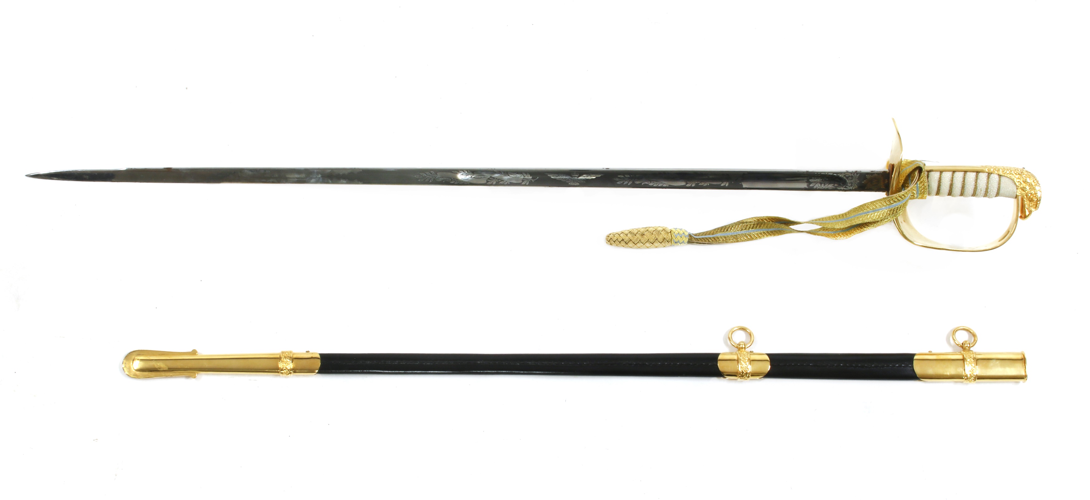 Lot 804 - An Elizabeth II RAF dress sword, scabbard