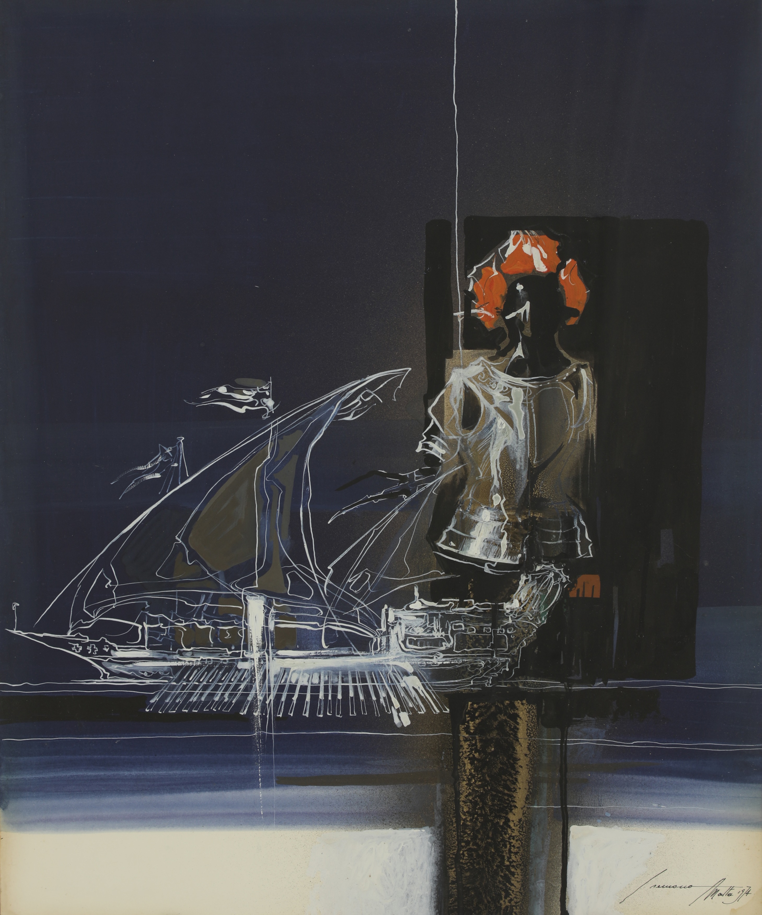 Lot 103 - Emvin Cremona (Maltese, 1919-1987)