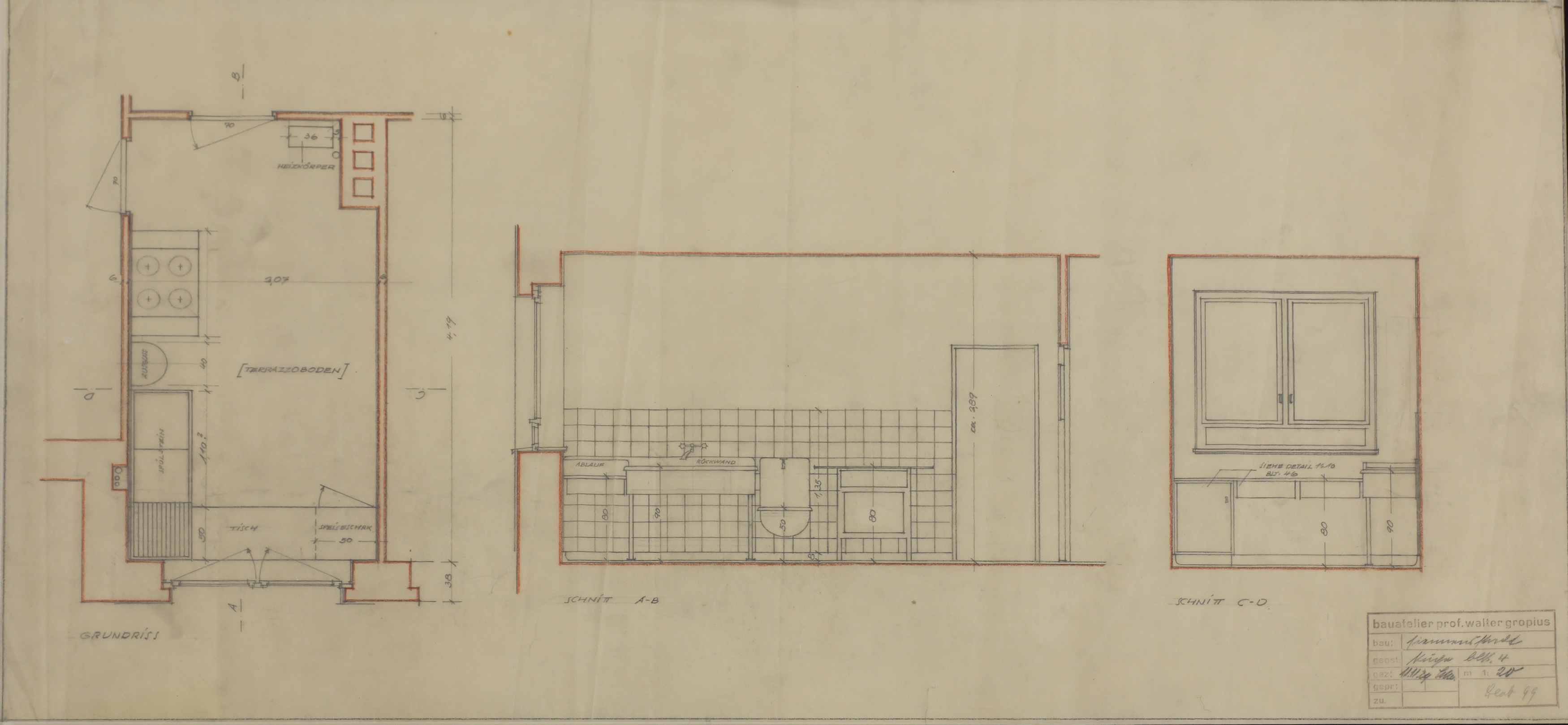Lot 64 - A collection of nine Walter Gropius office