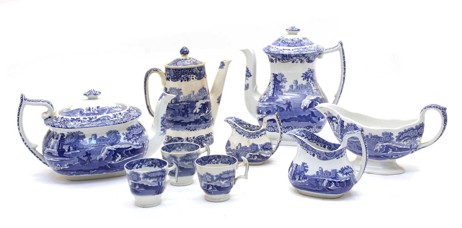 Lot 226 - A collection of Copeland Spode blue and