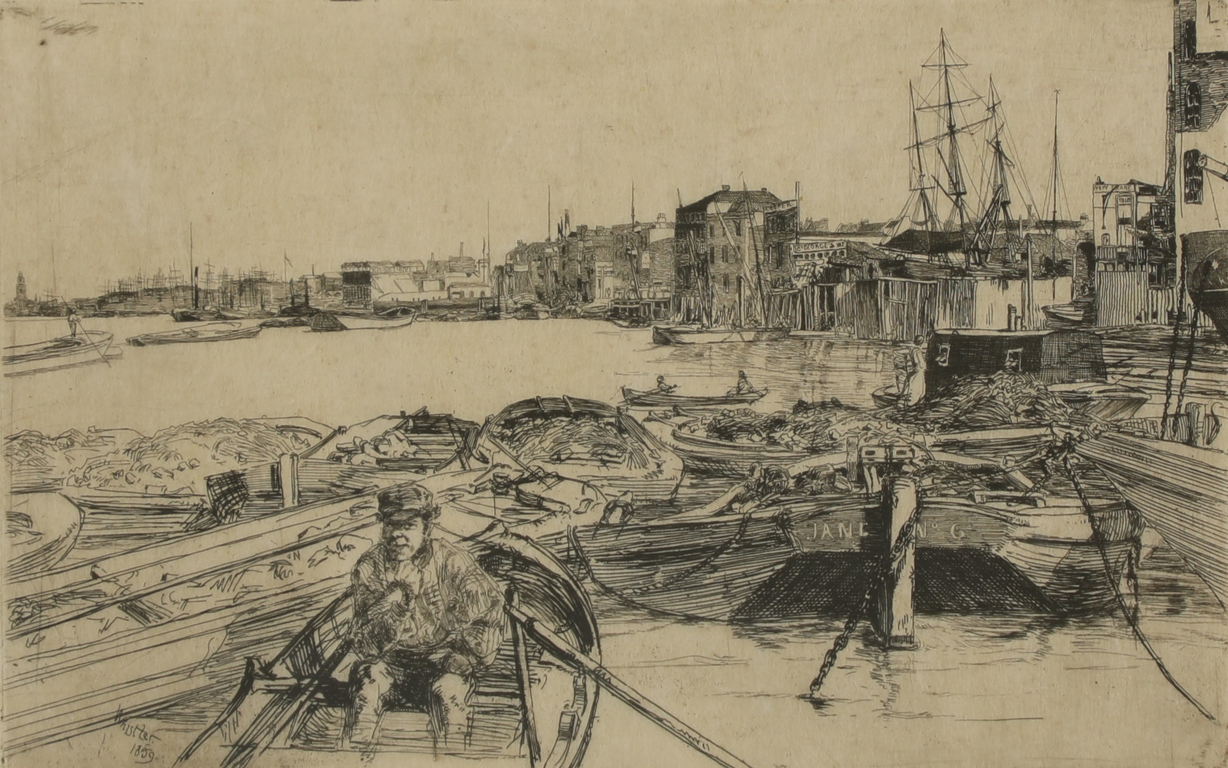 Lot 90 - JAMES ABBOTT MCNEILL WHISTLER (1834-1903)