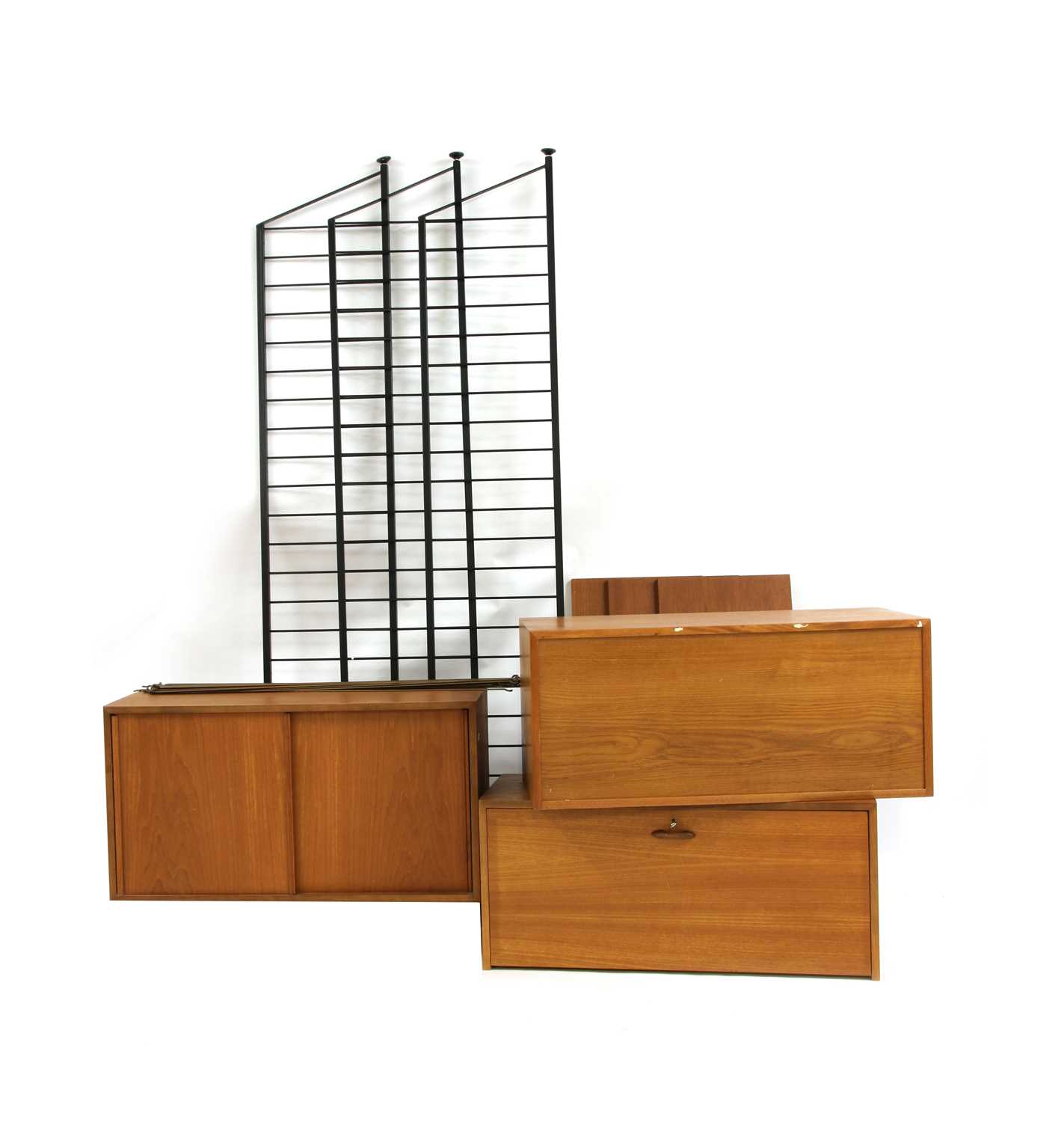 Lot 797 - A Ladderax teak wall unit,