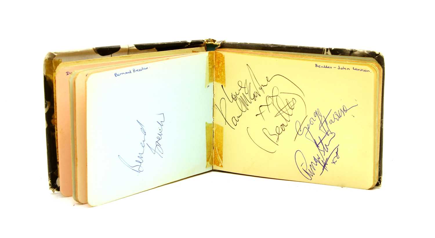Lot 531 - A 1960s autograph book,