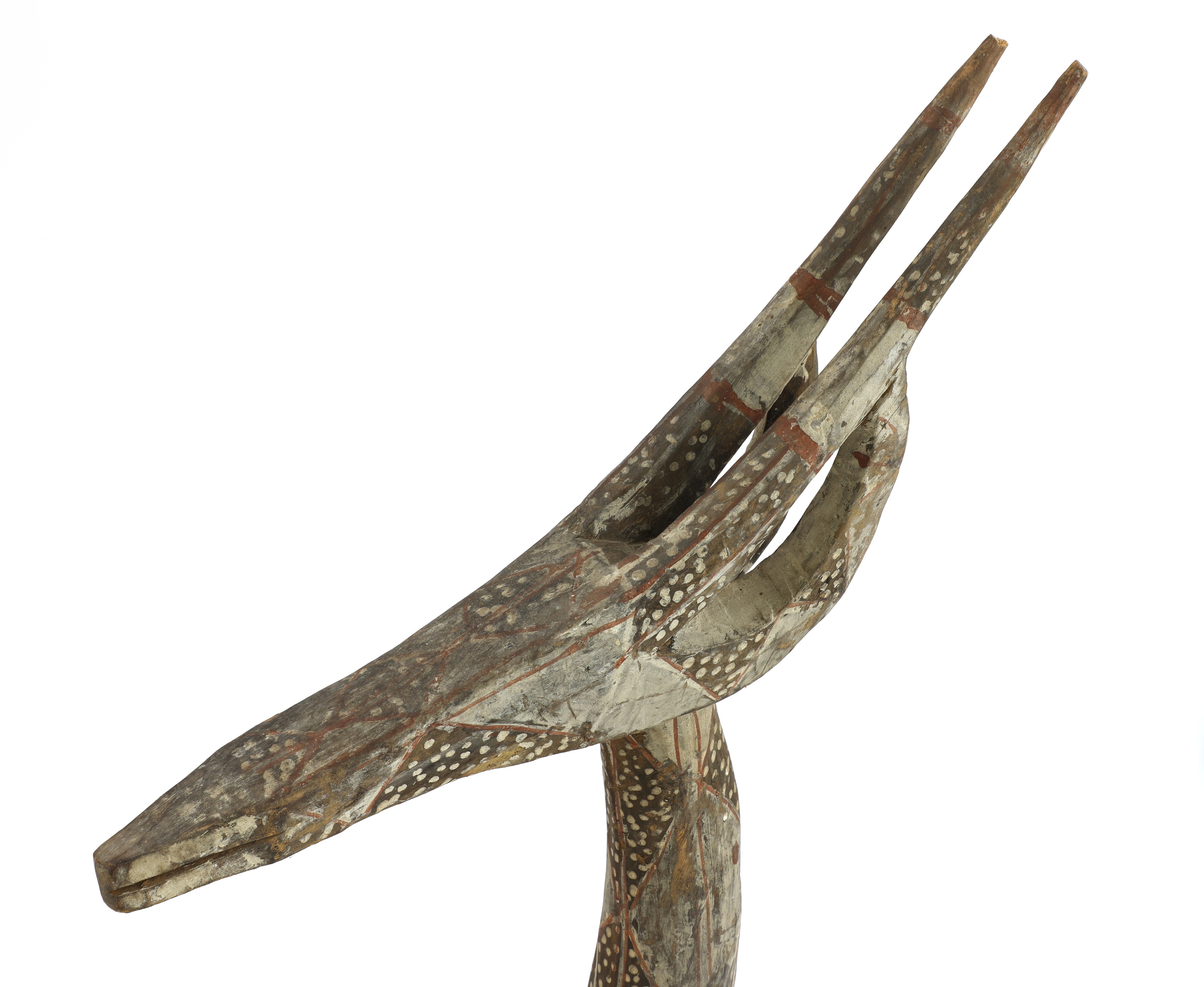 Lot 444 - An African tribal antelope effigy,