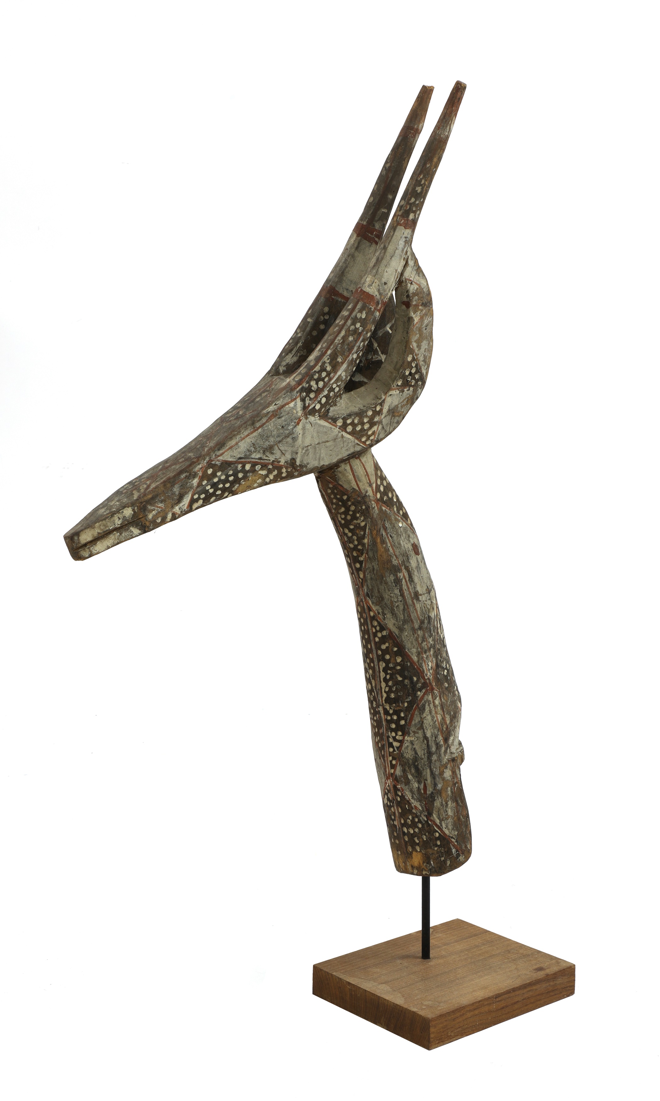 Lot 444 - An African tribal antelope effigy,