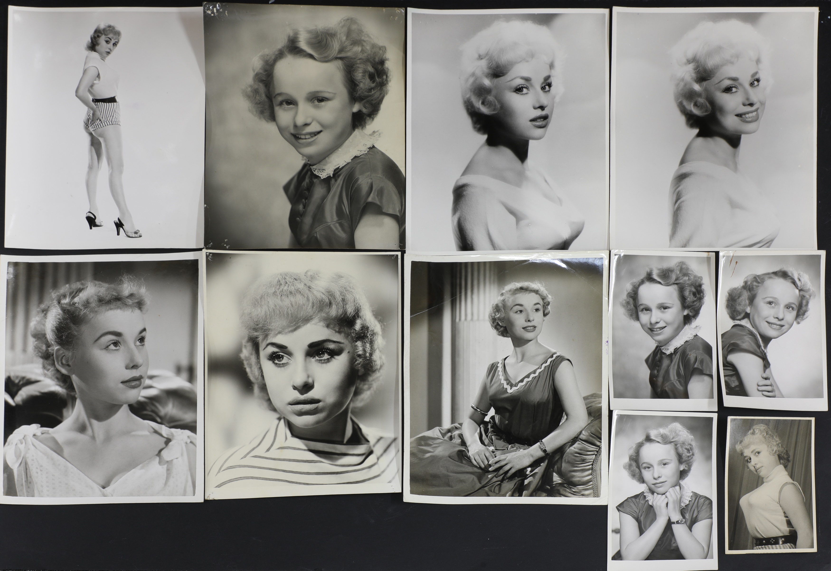 Lot 257 - A collection of photographs of young