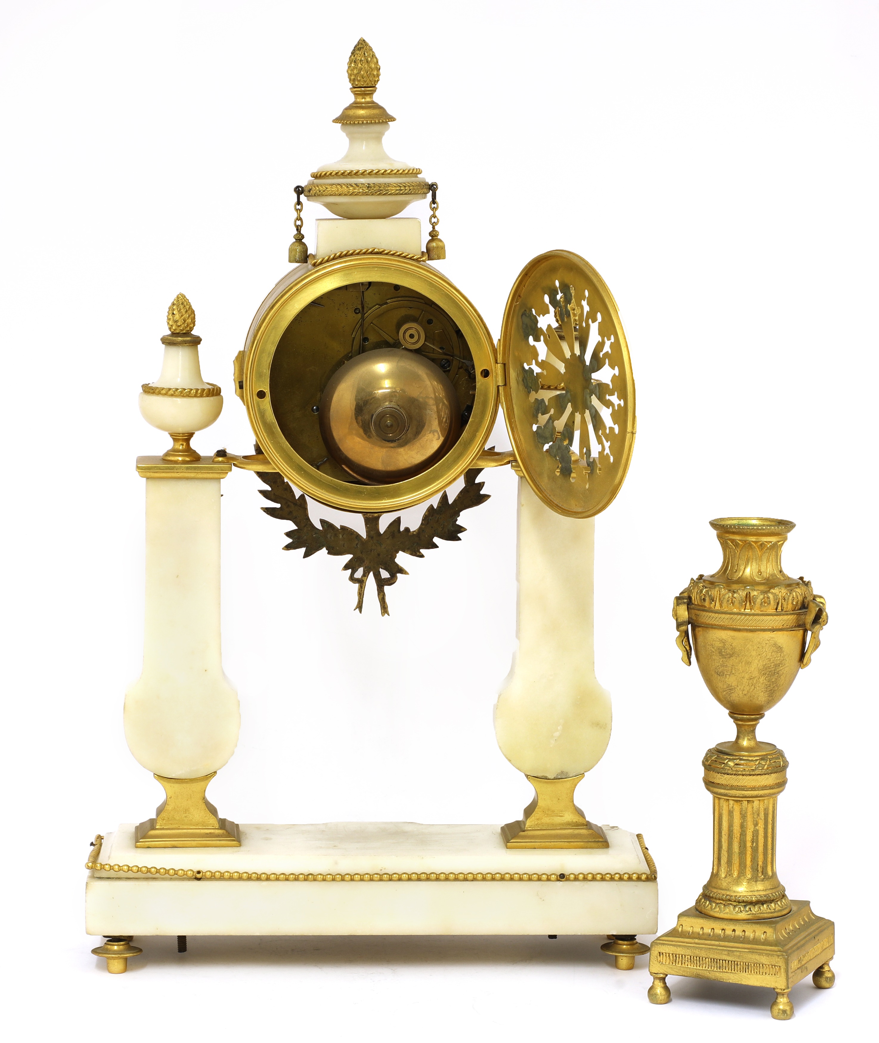 Lot 41 - A French rococo-style marble and gilt-bronze