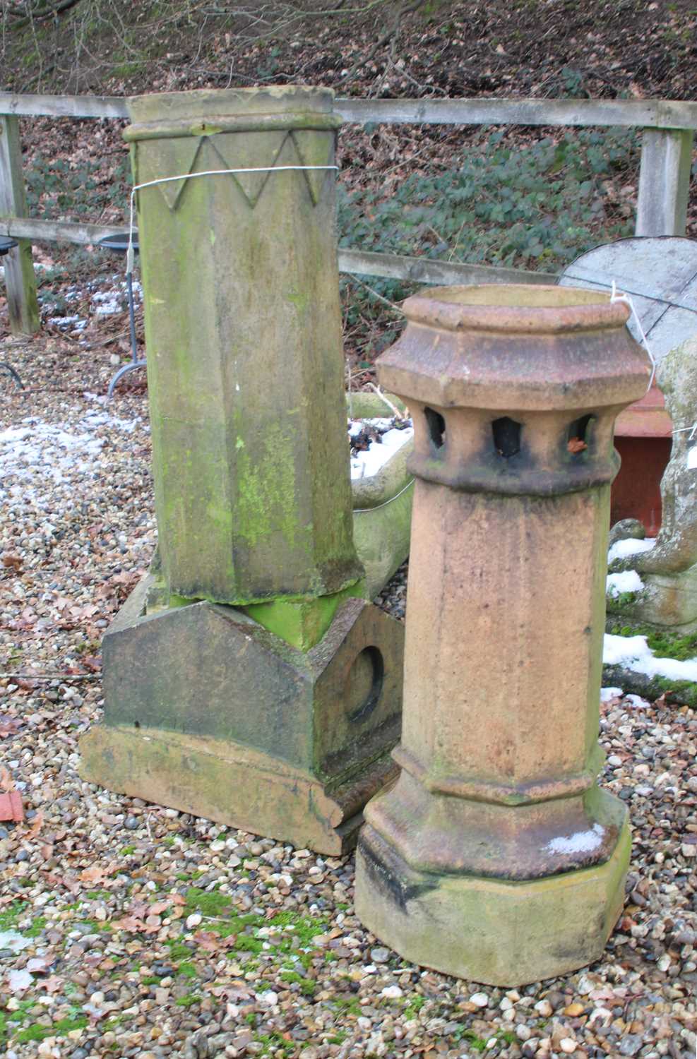 Lot 332 - A large Victorian chimney pot,