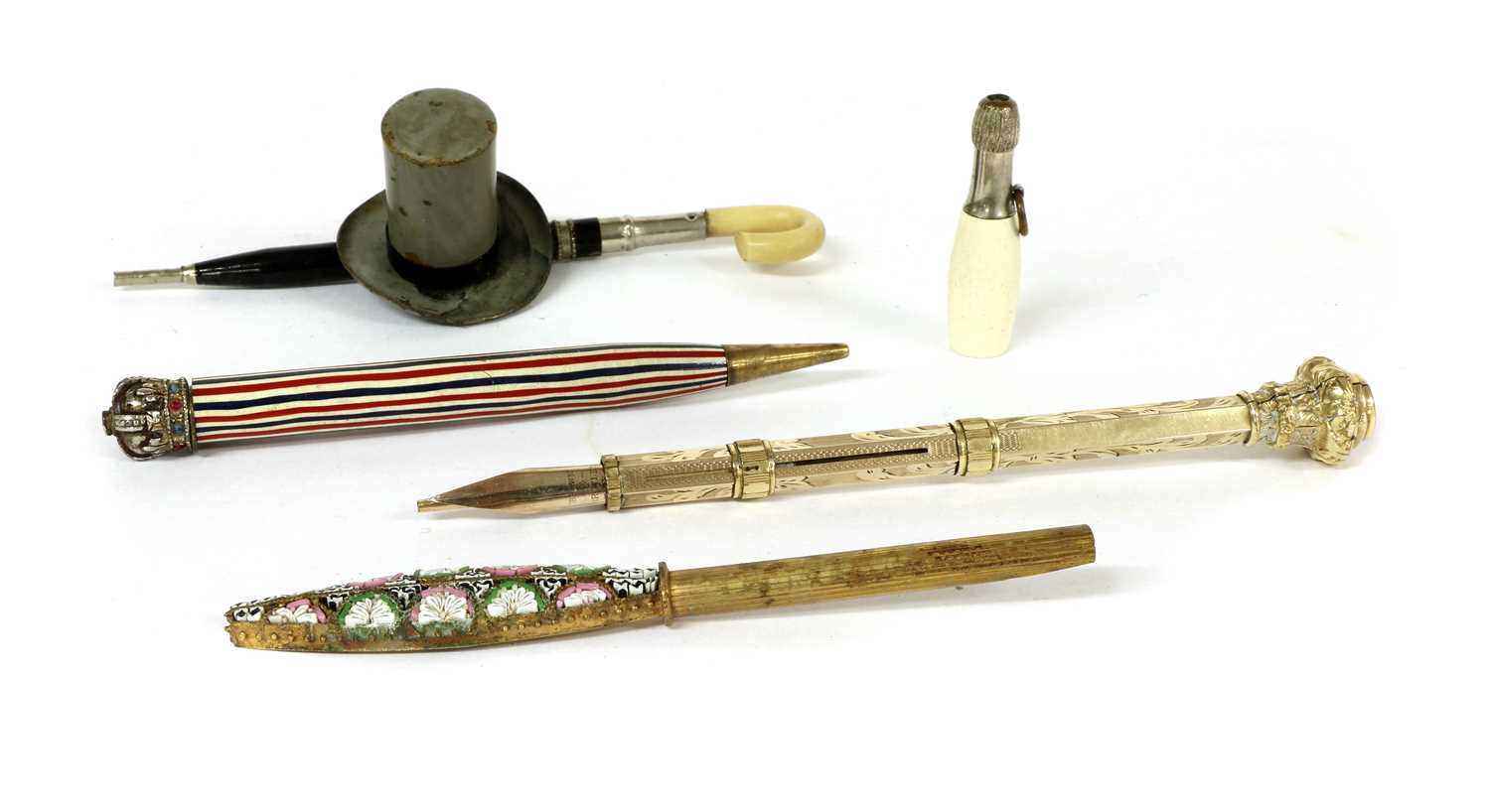Lot 320 - NOVELTY PENS AND PENCILS,