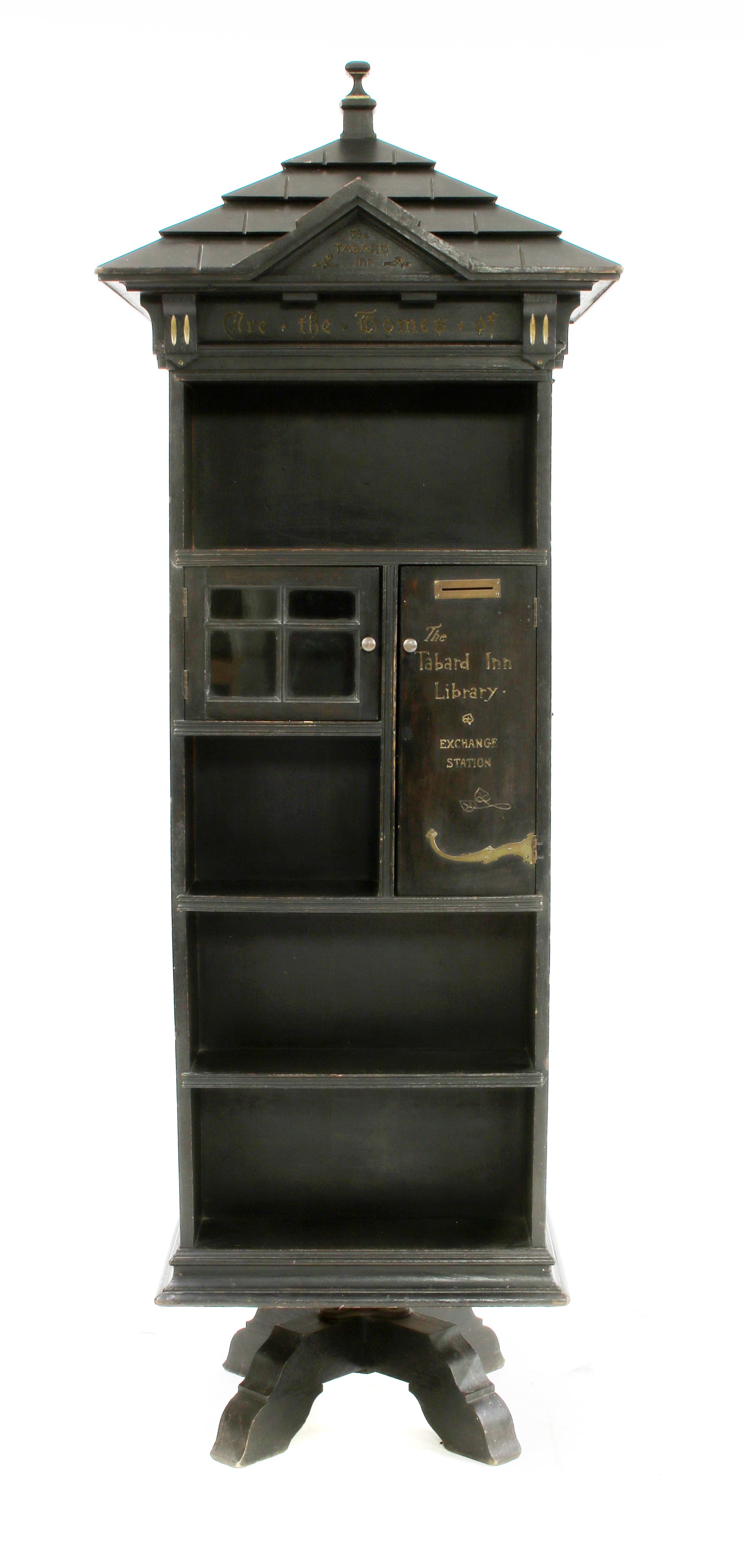 Lot 853 - An American 'Tabard Inn Library' ebonised