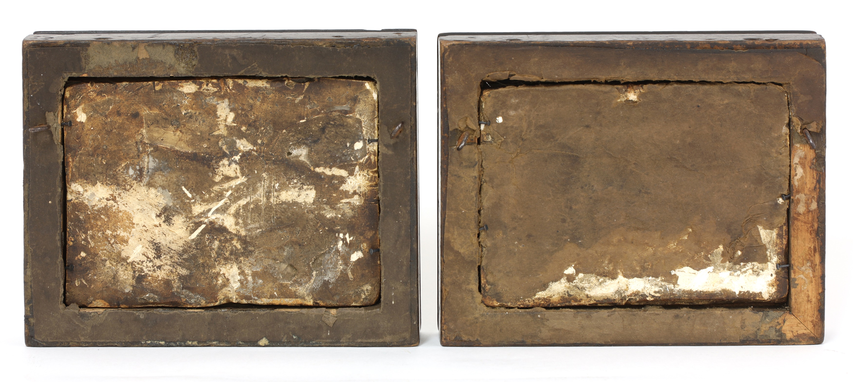 Lot 358 - A pair of grand tour bas relief panels,