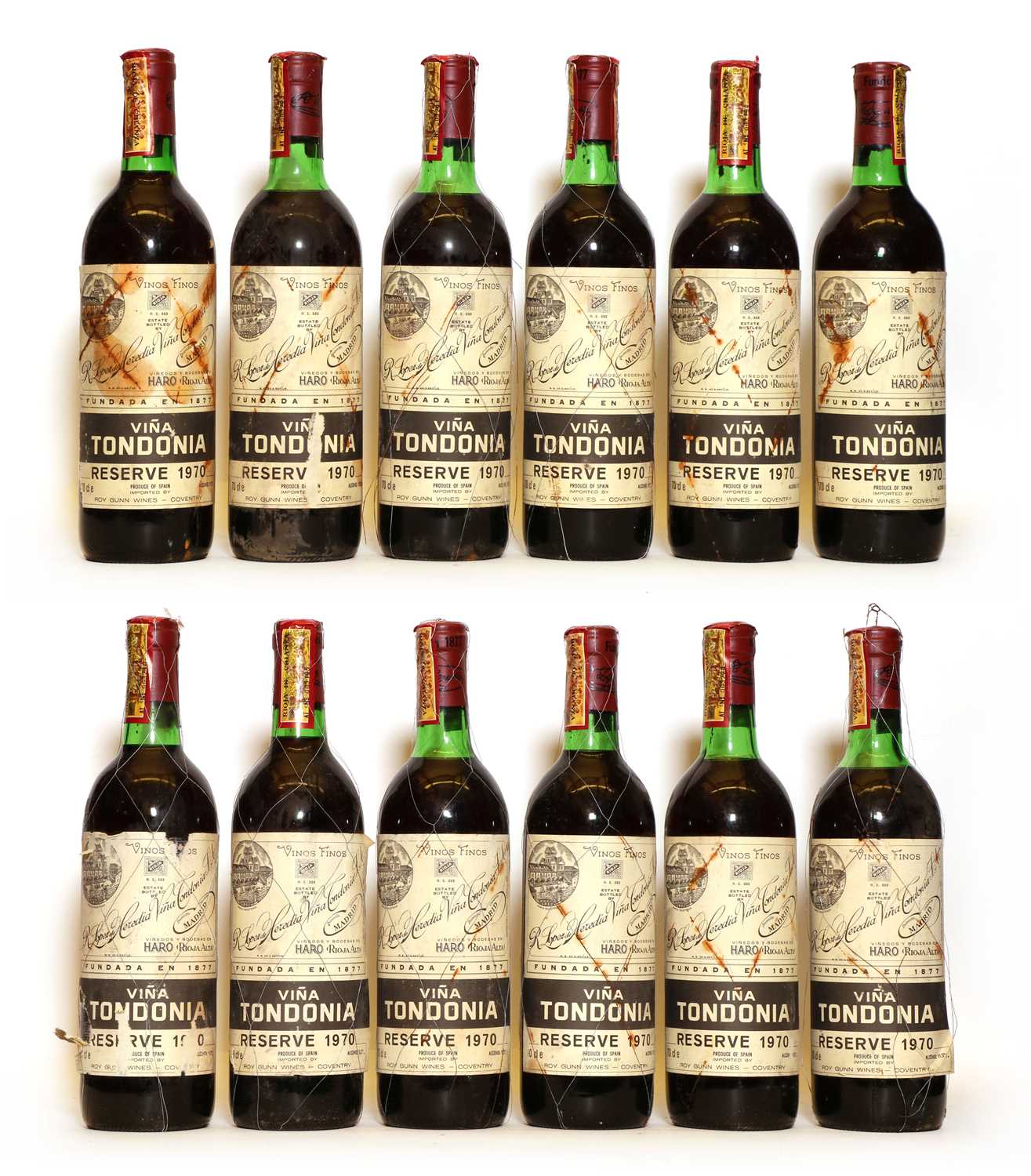 Lot 120 - Rioja Gran Reserva, Viña Tondonia, R. Lopez