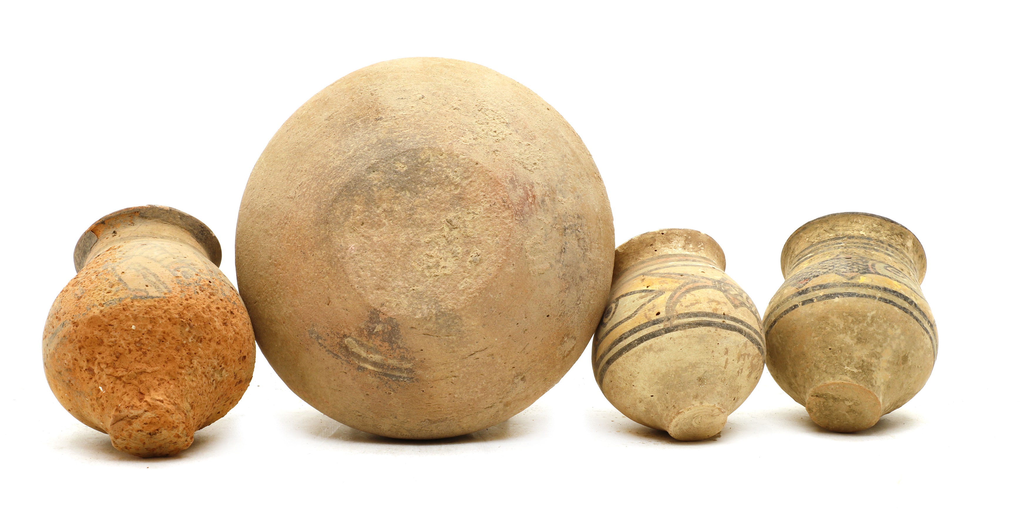 Lot 54 - Four Indus valley pots